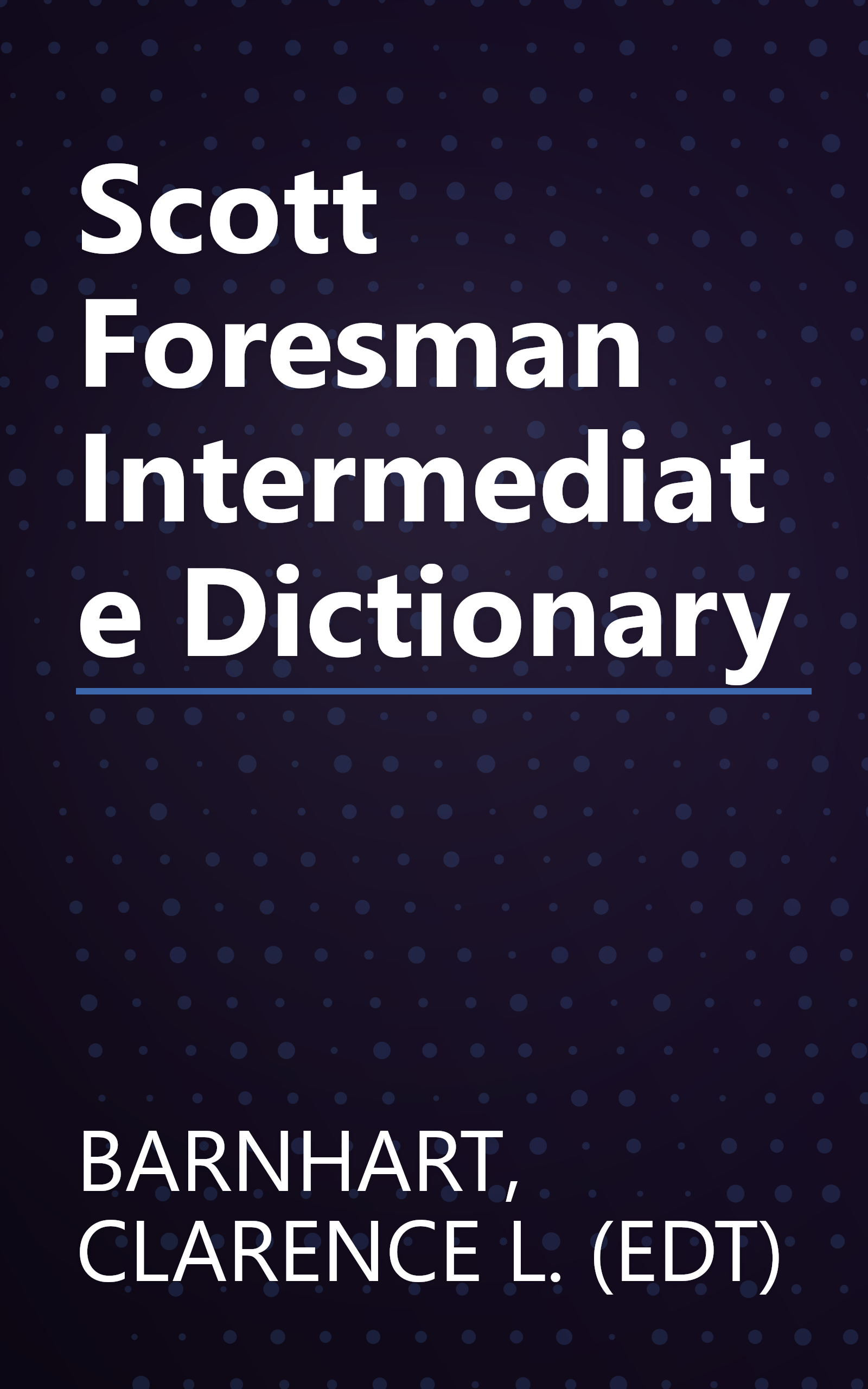 Scott Foresman Intermediate Dictionary book cover