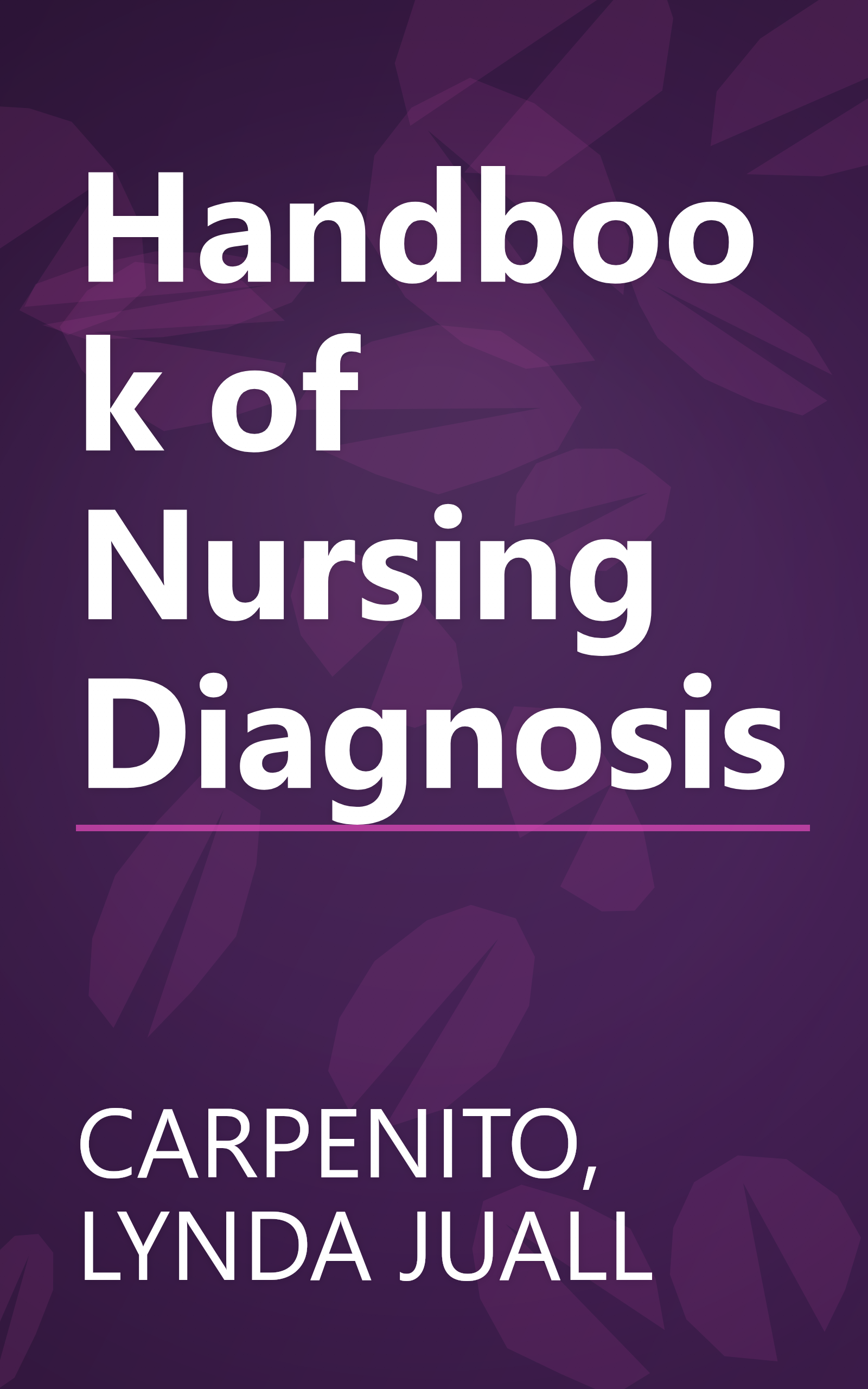 Handbook of Nursing Diagnosis book cover