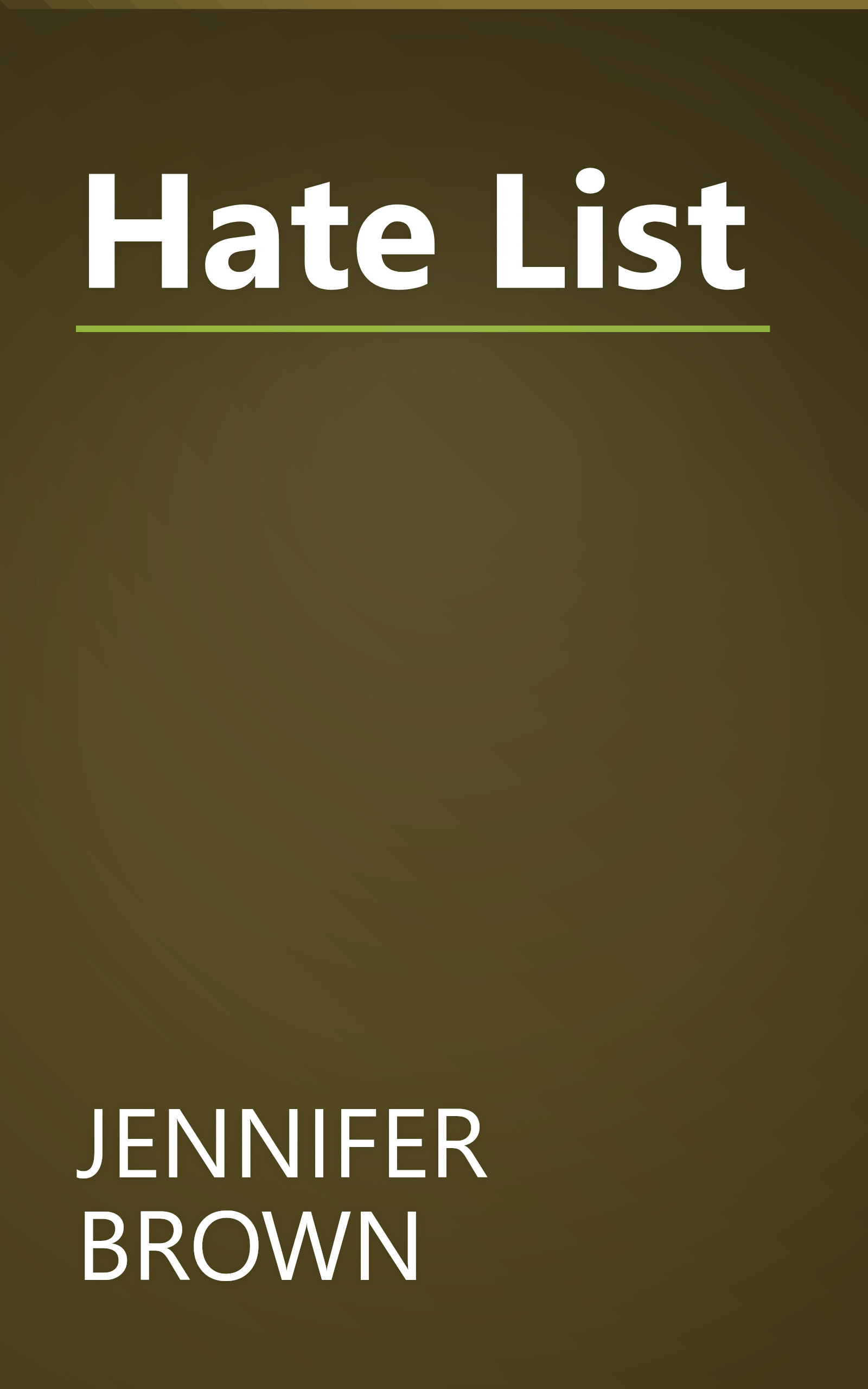 Hate List book cover