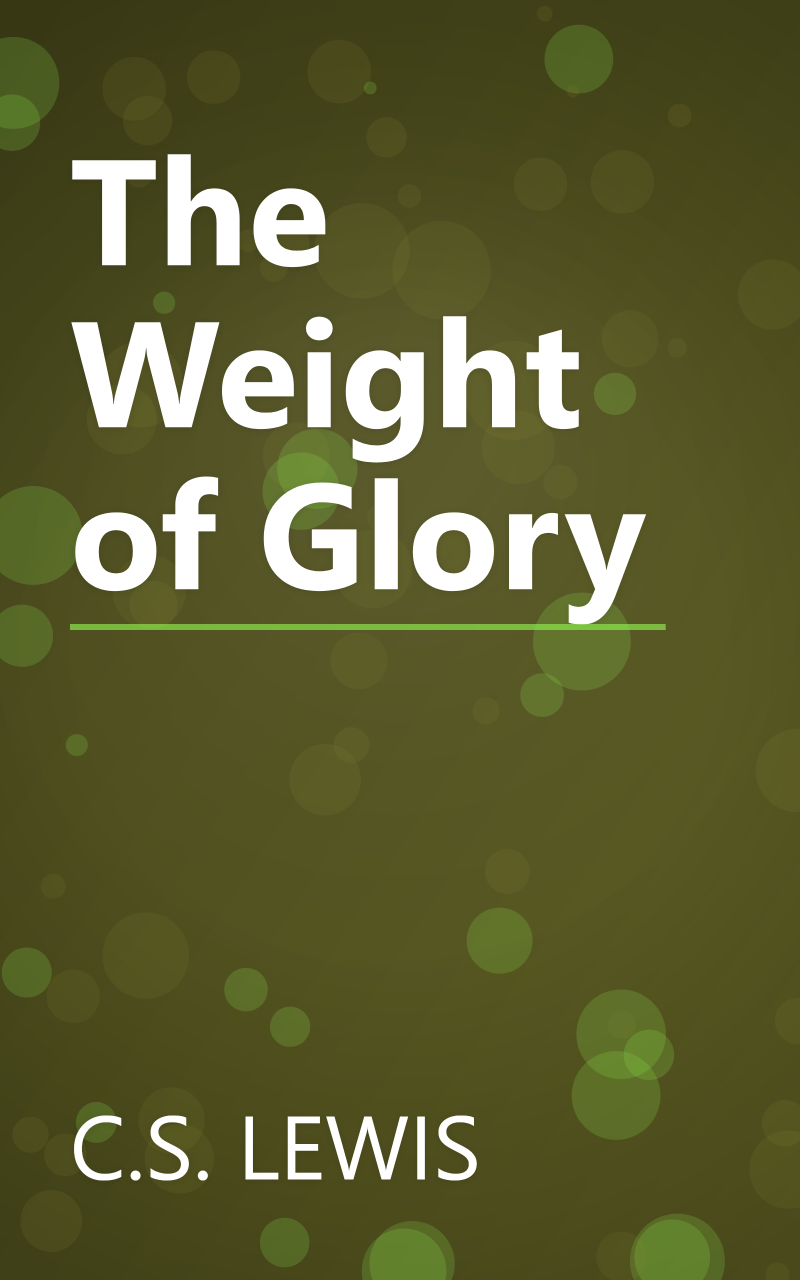 The Weight of Glory book cover