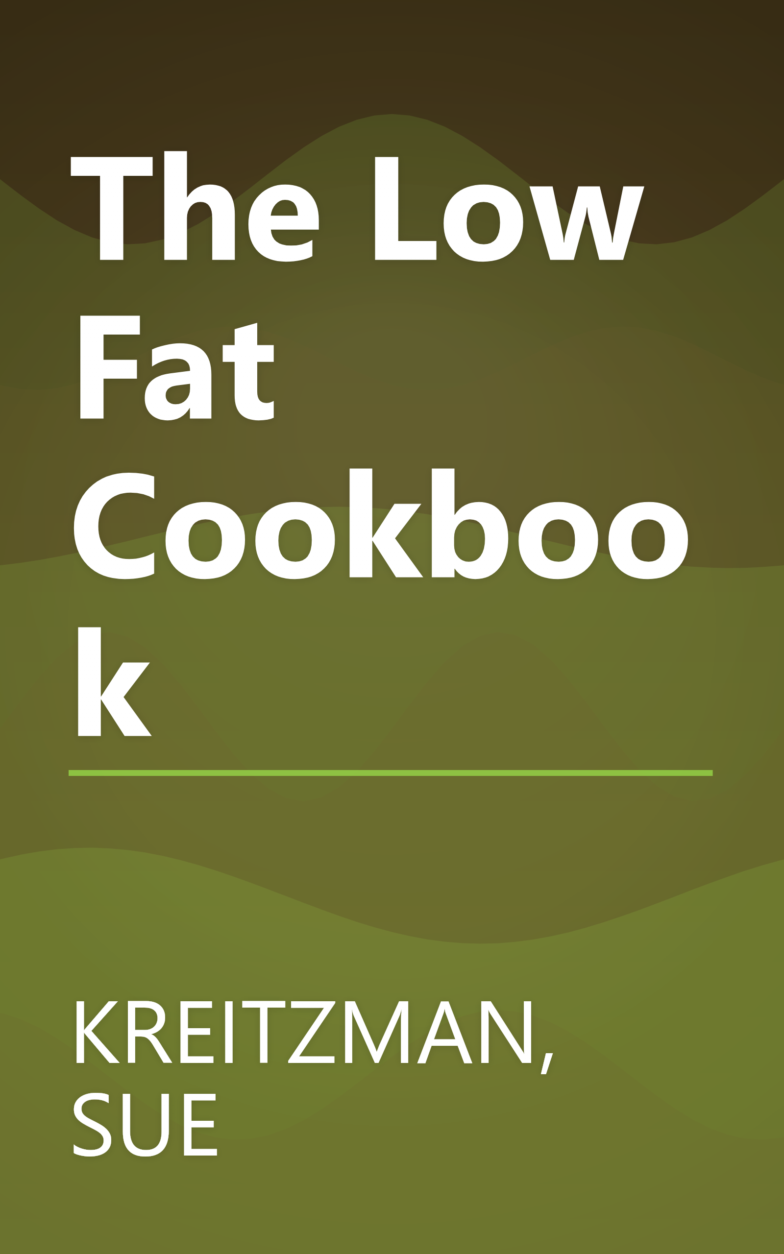 The Low Fat Cookbook book cover