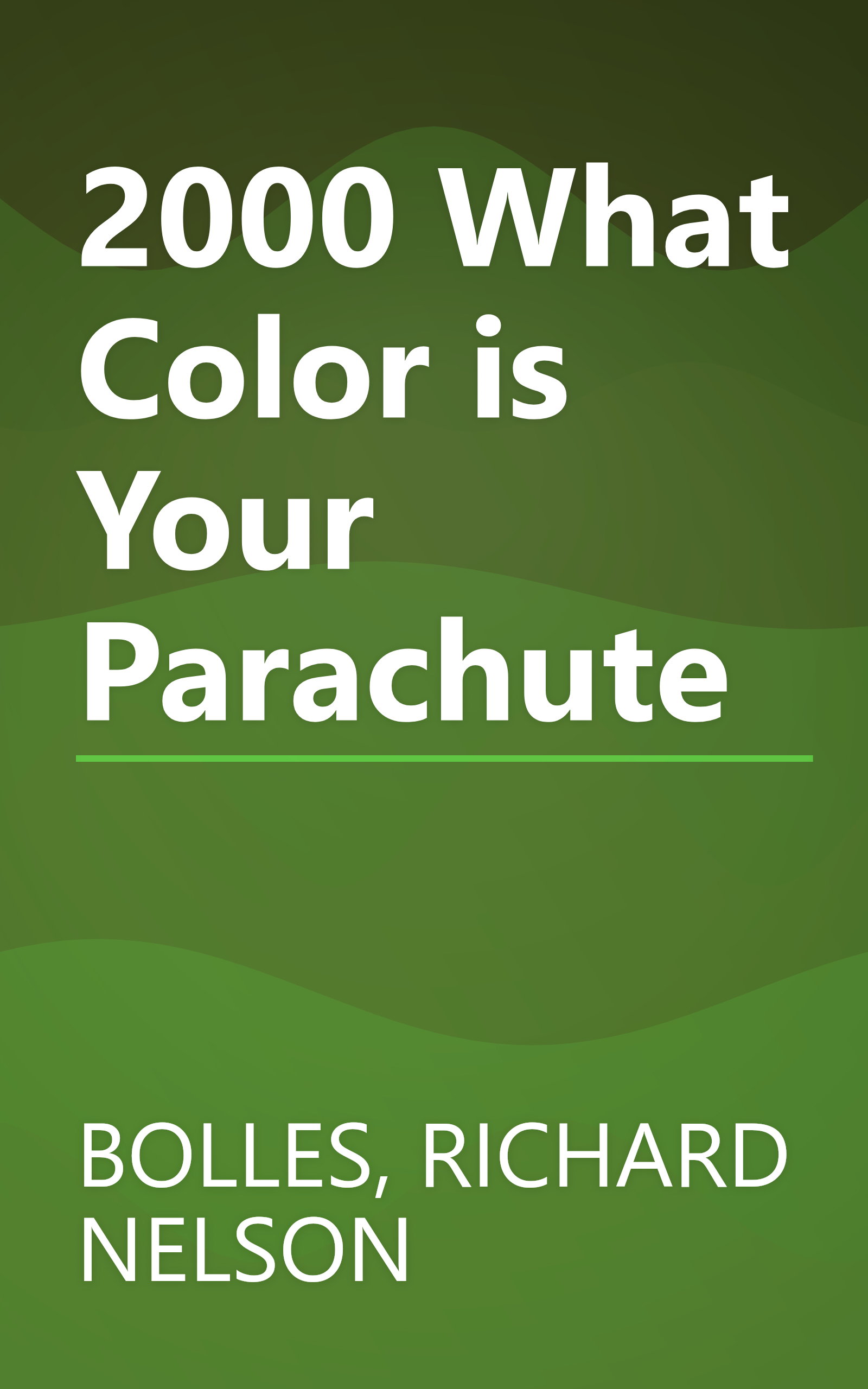 2000 What Color is Your Parachute book cover