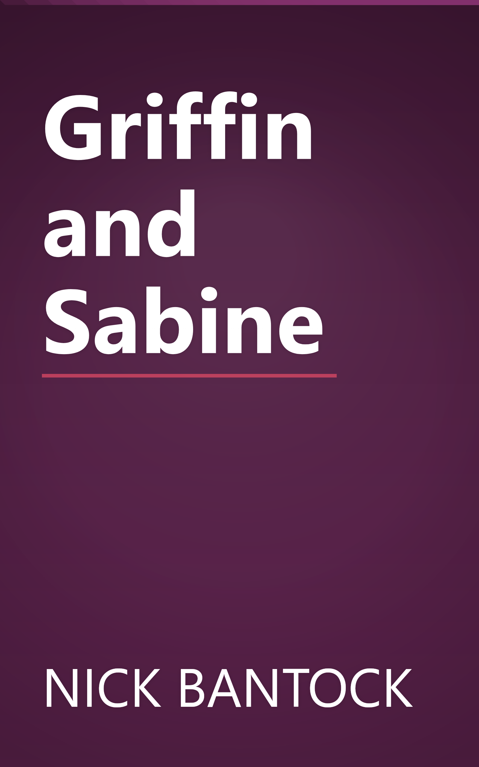 Griffin and Sabine book cover