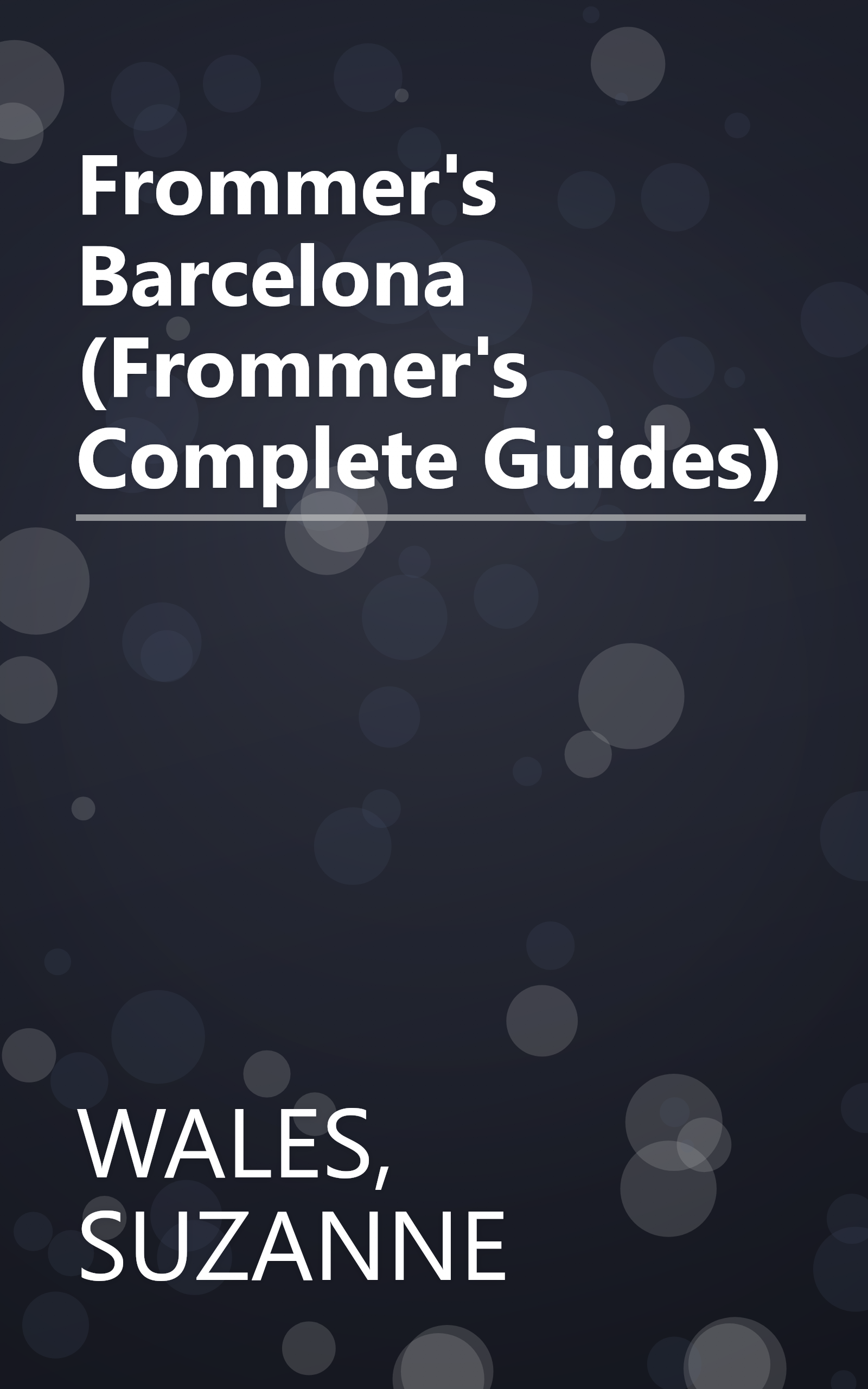 Frommer's Barcelona (Frommer's Complete Guides) book cover