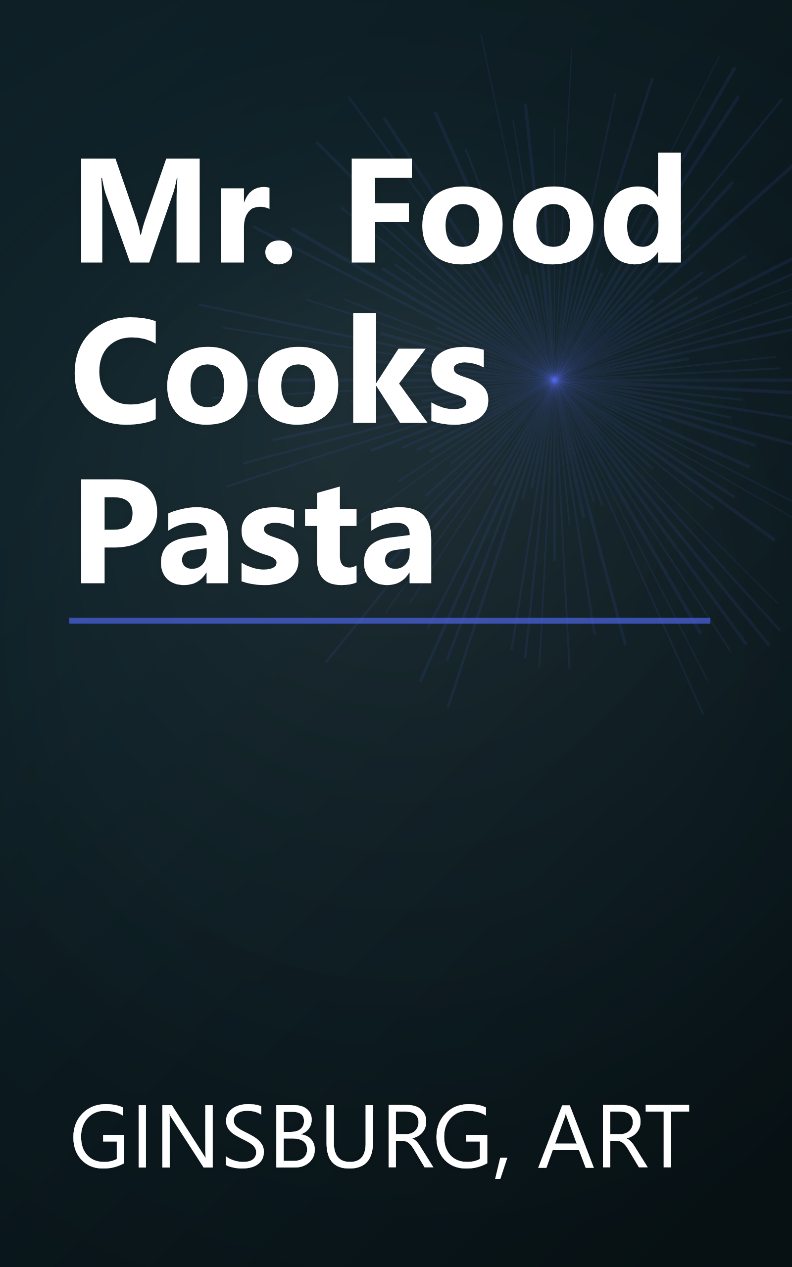 Mr. Food Cooks Pasta book cover