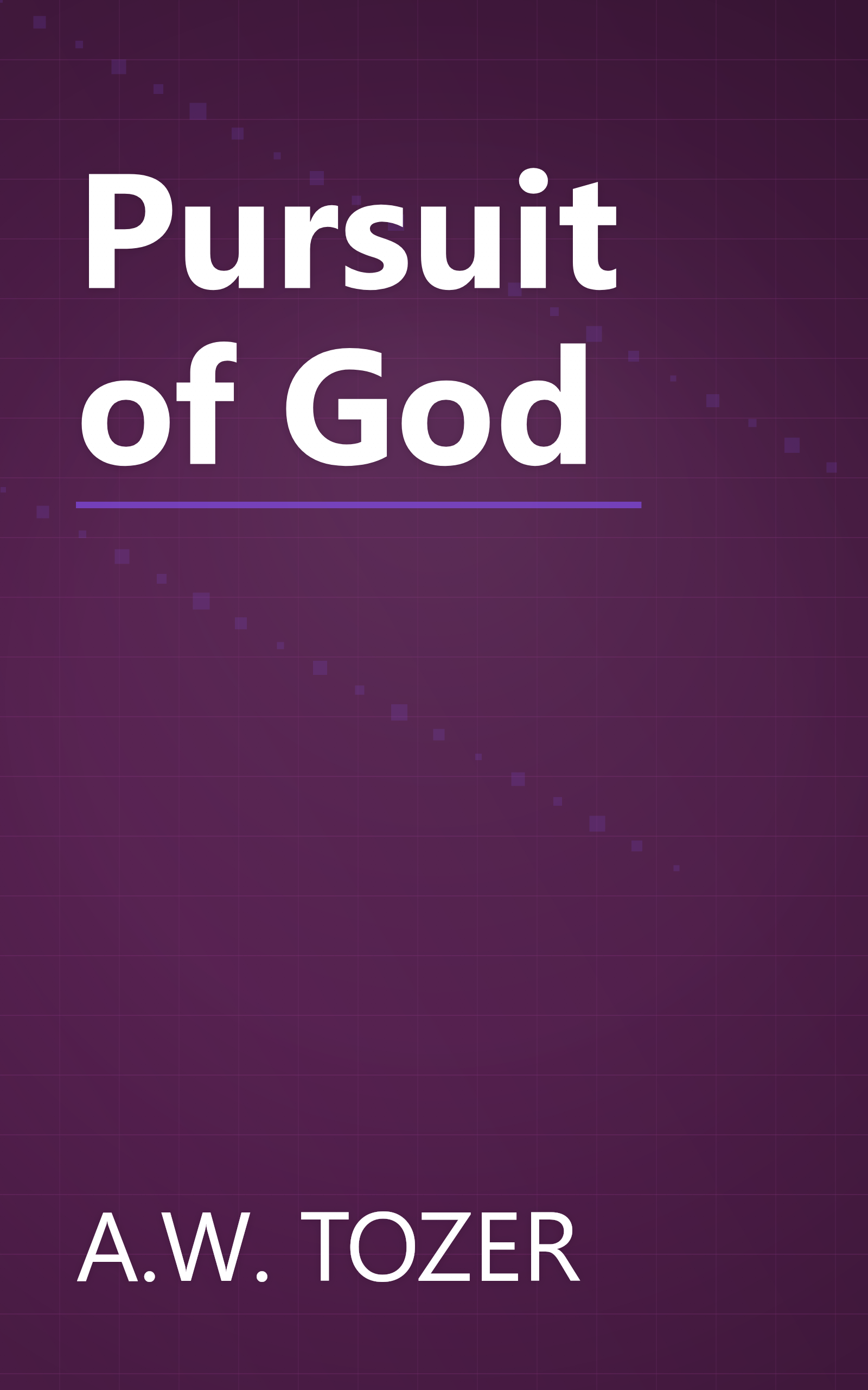 Pursuit of God book cover