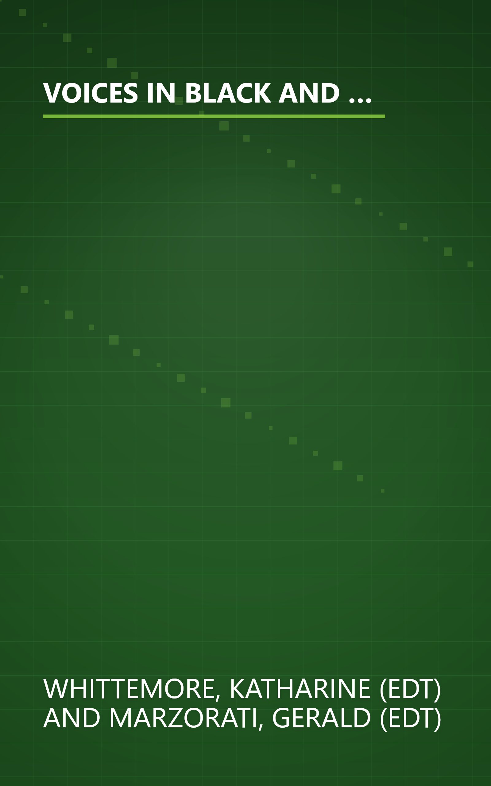 VOICES IN BLACK AND WHITE: Writings on Race in America from Harper's Magazine (American Retrospective Series) book cover