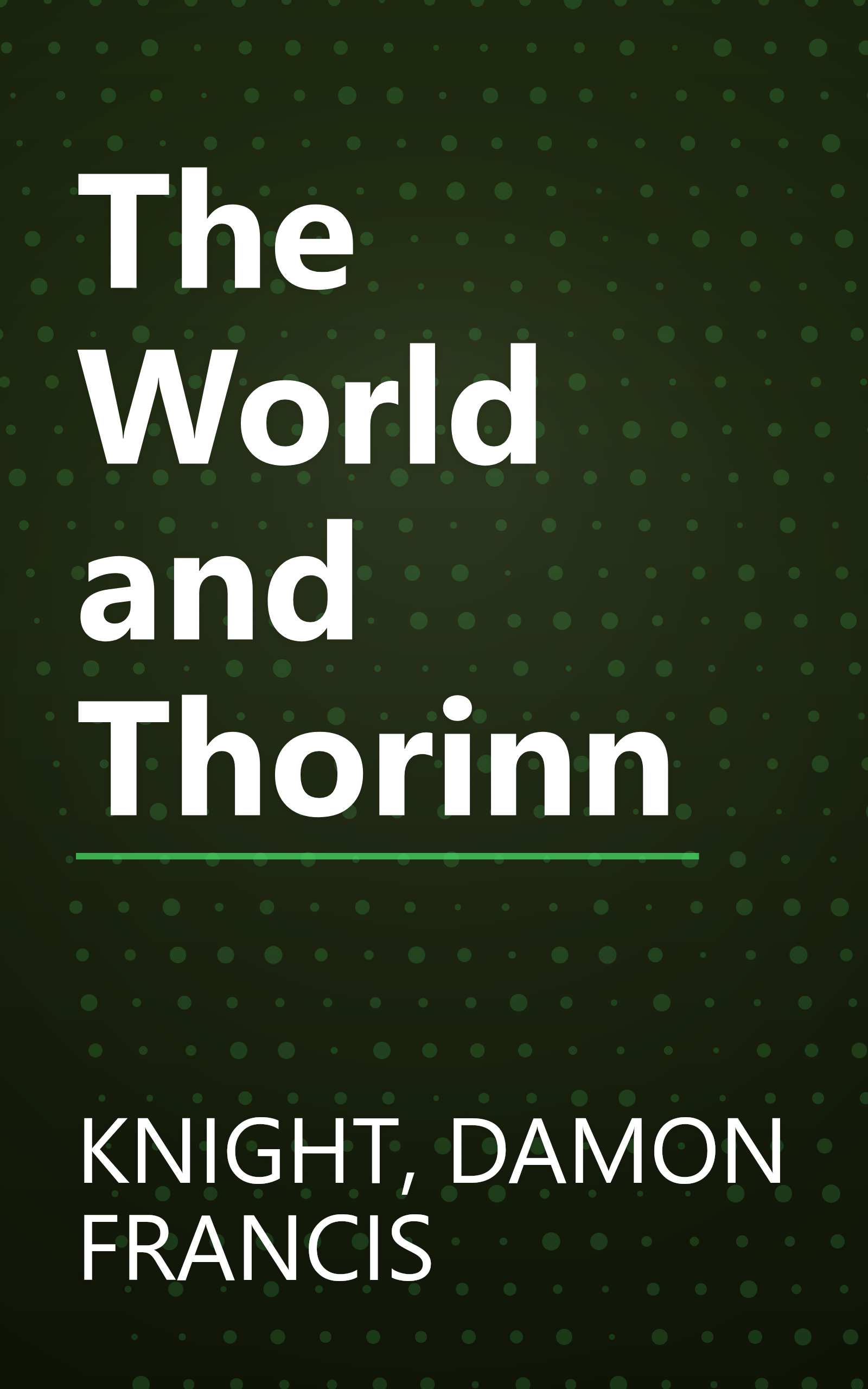 The World and Thorinn book cover