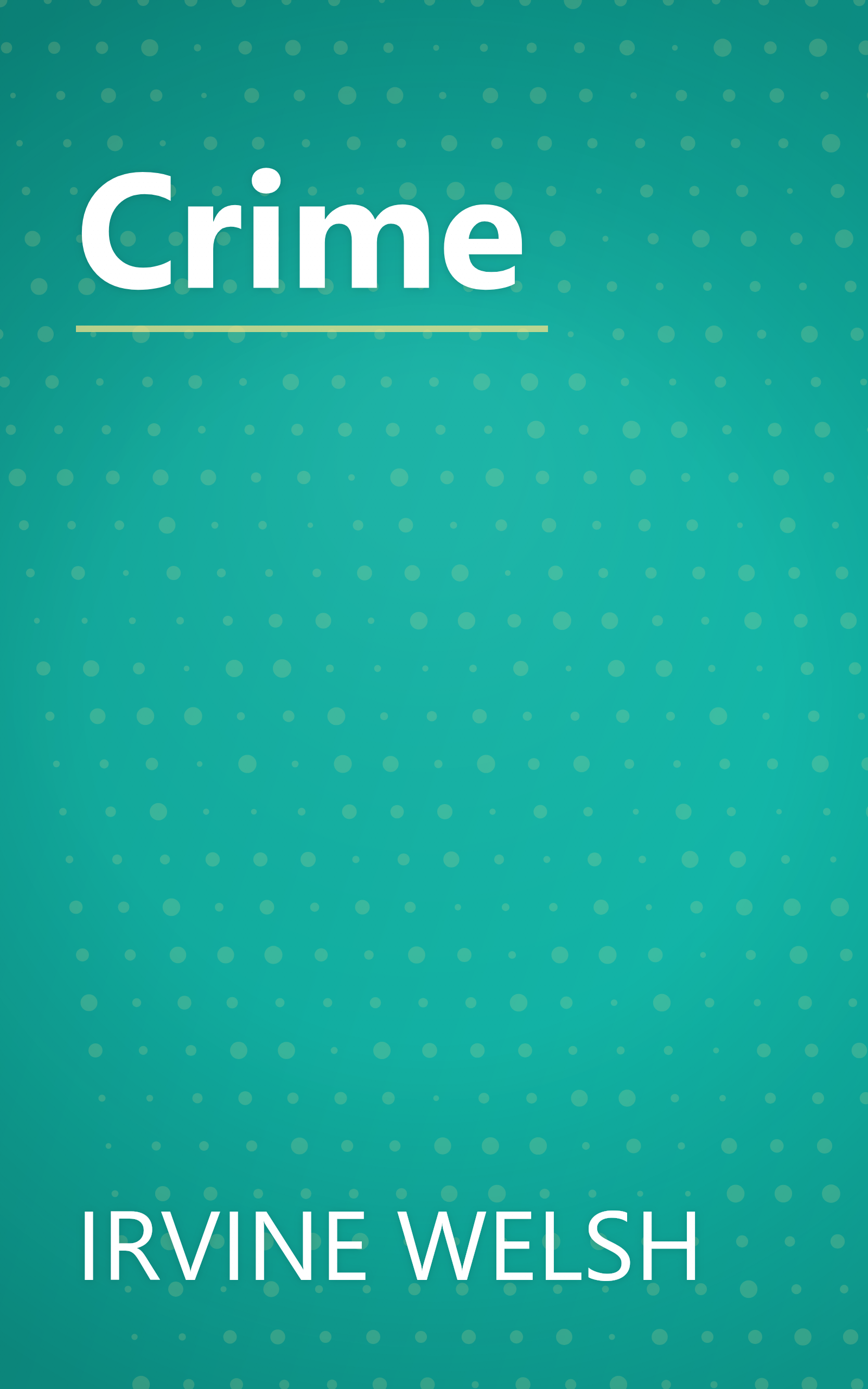 Crime book cover