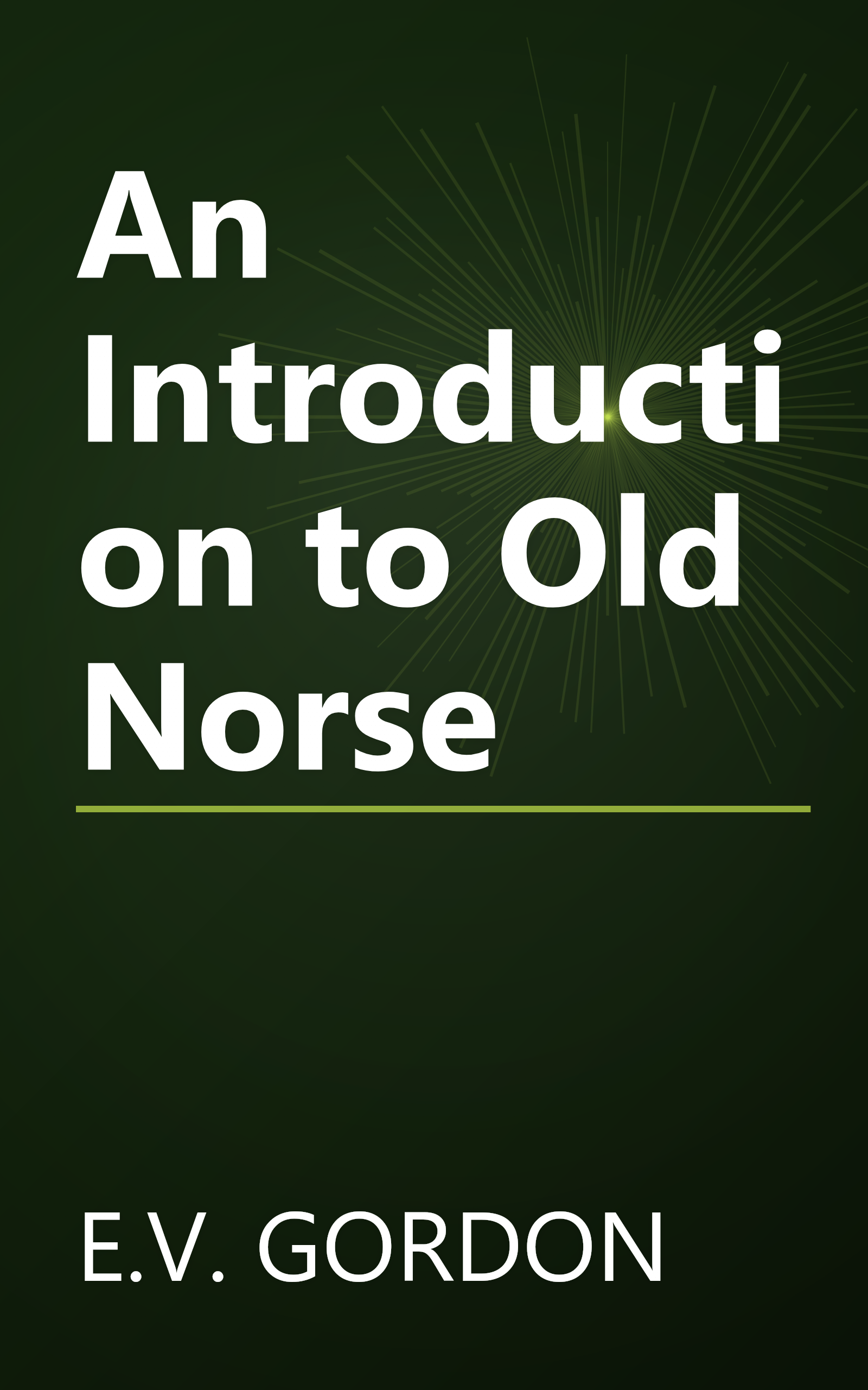 An Introduction to Old Norse book cover