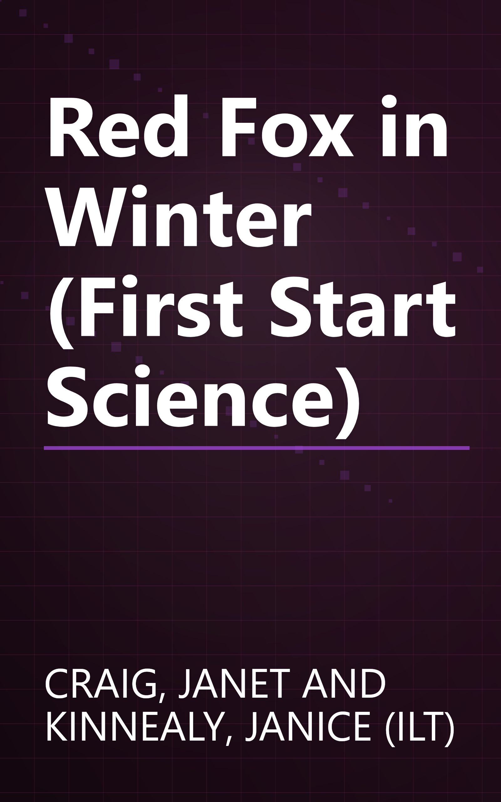 Red Fox in Winter (First Start Science) book cover