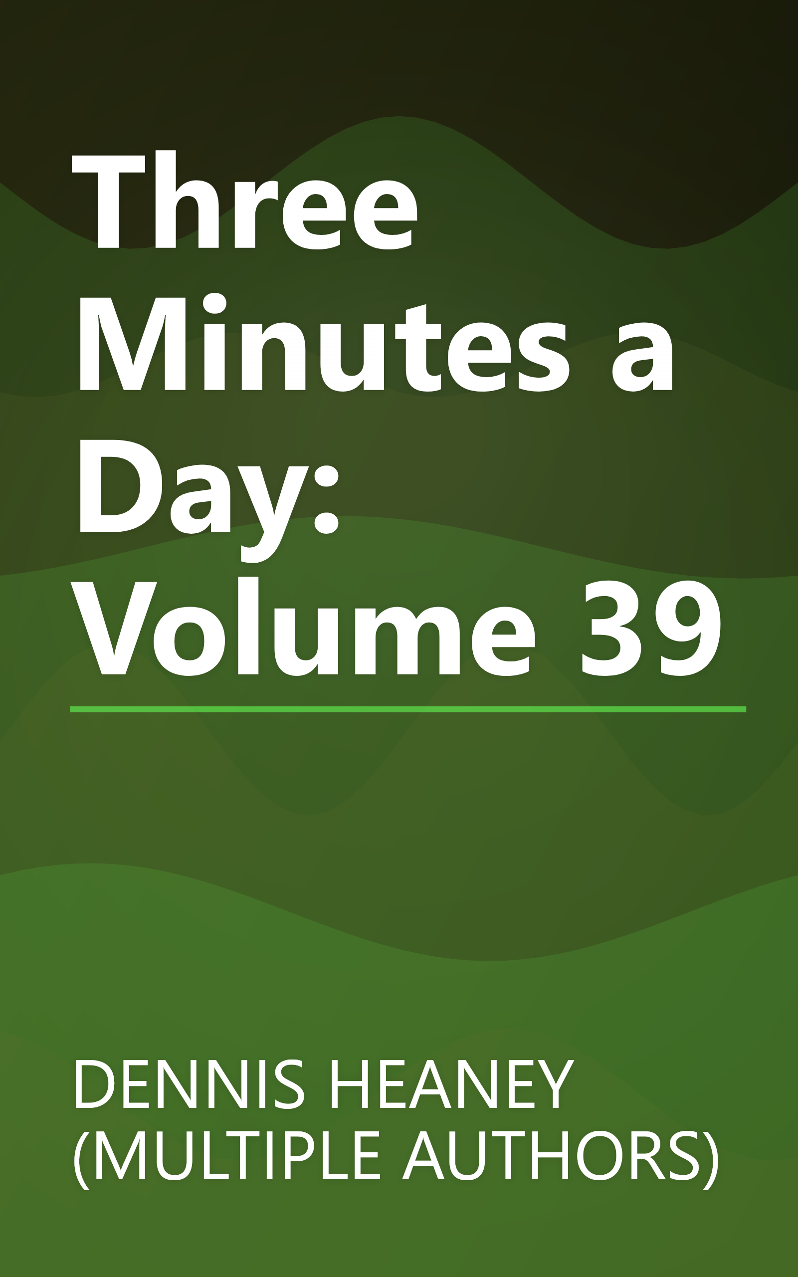 Three Minutes a Day: Volume 39 book cover