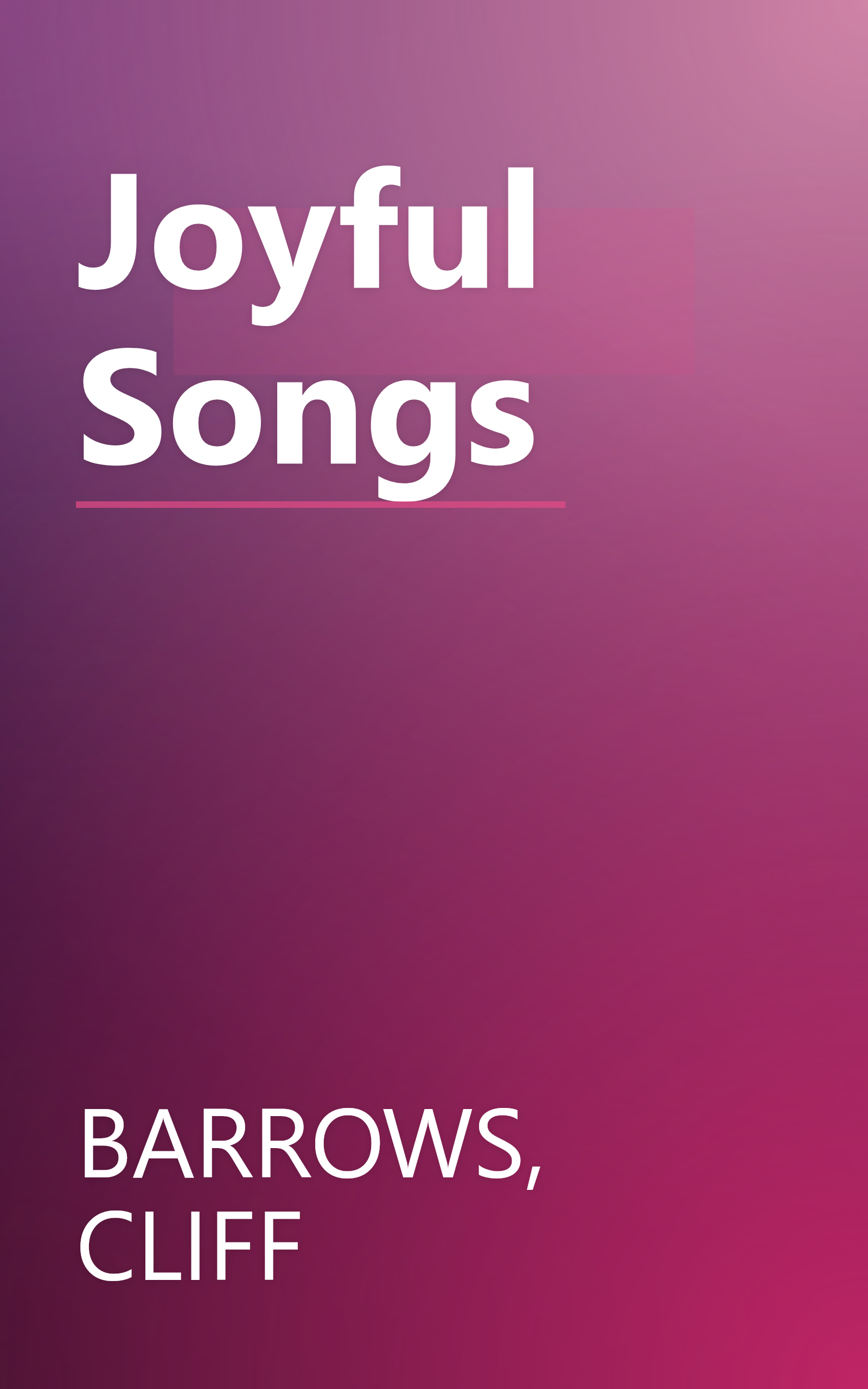 Joyful Songs book cover