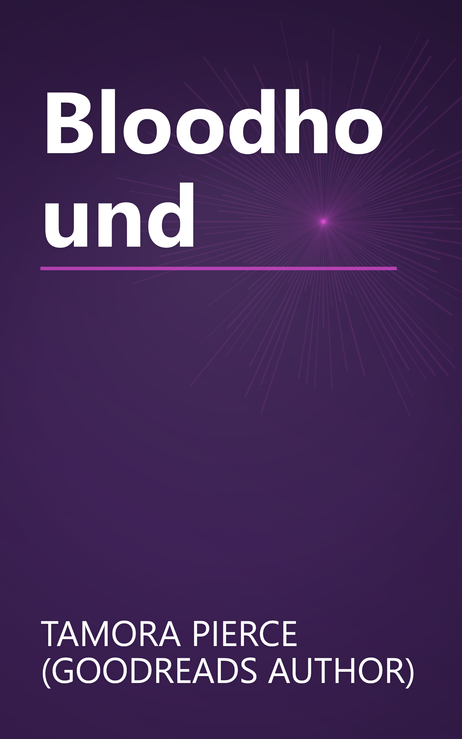 Bloodhound book cover