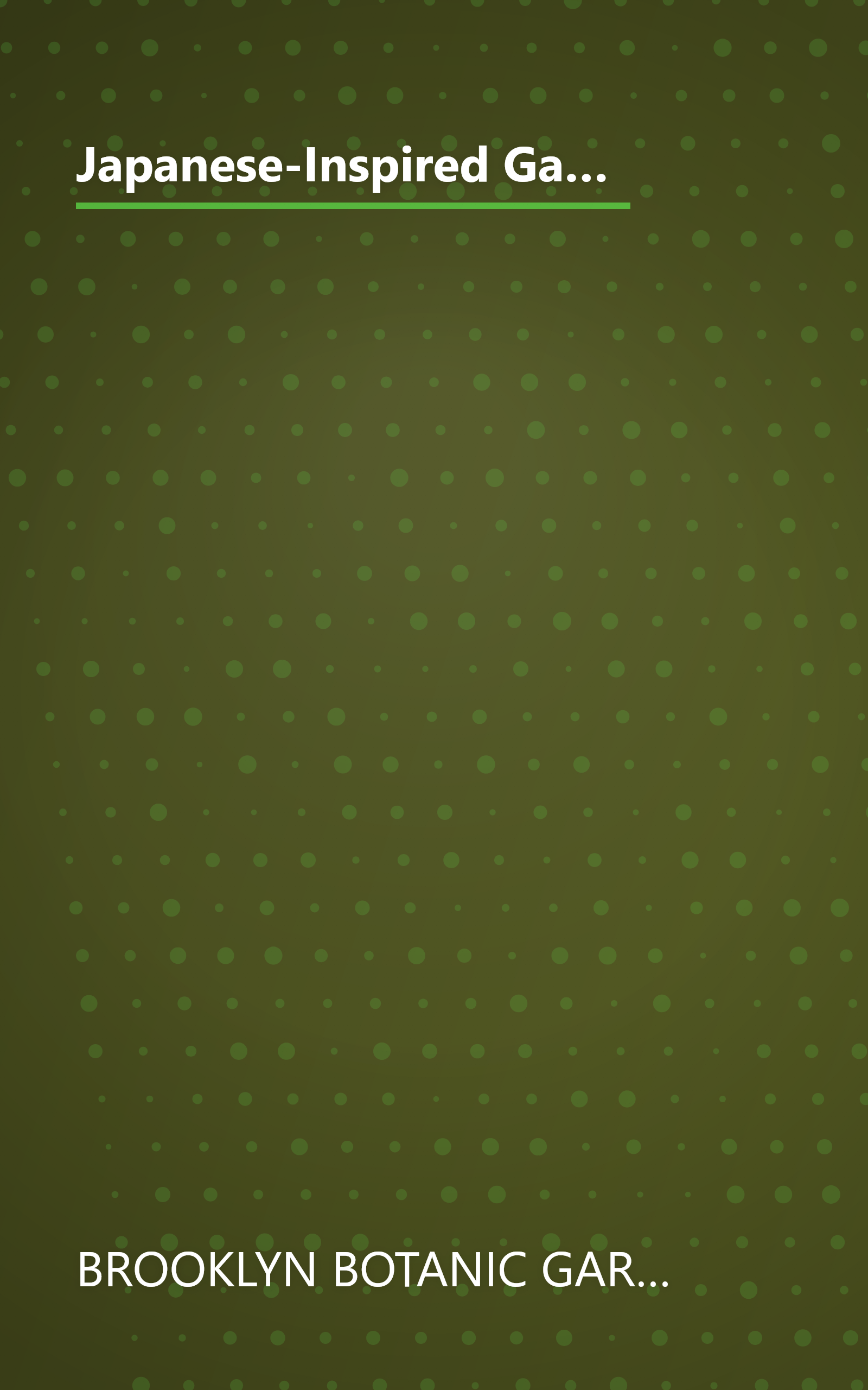 Japanese-Inspired Gardens: Adapting Japan's Design Traditions for Your Garden (21st Century Gardening Series) book cover