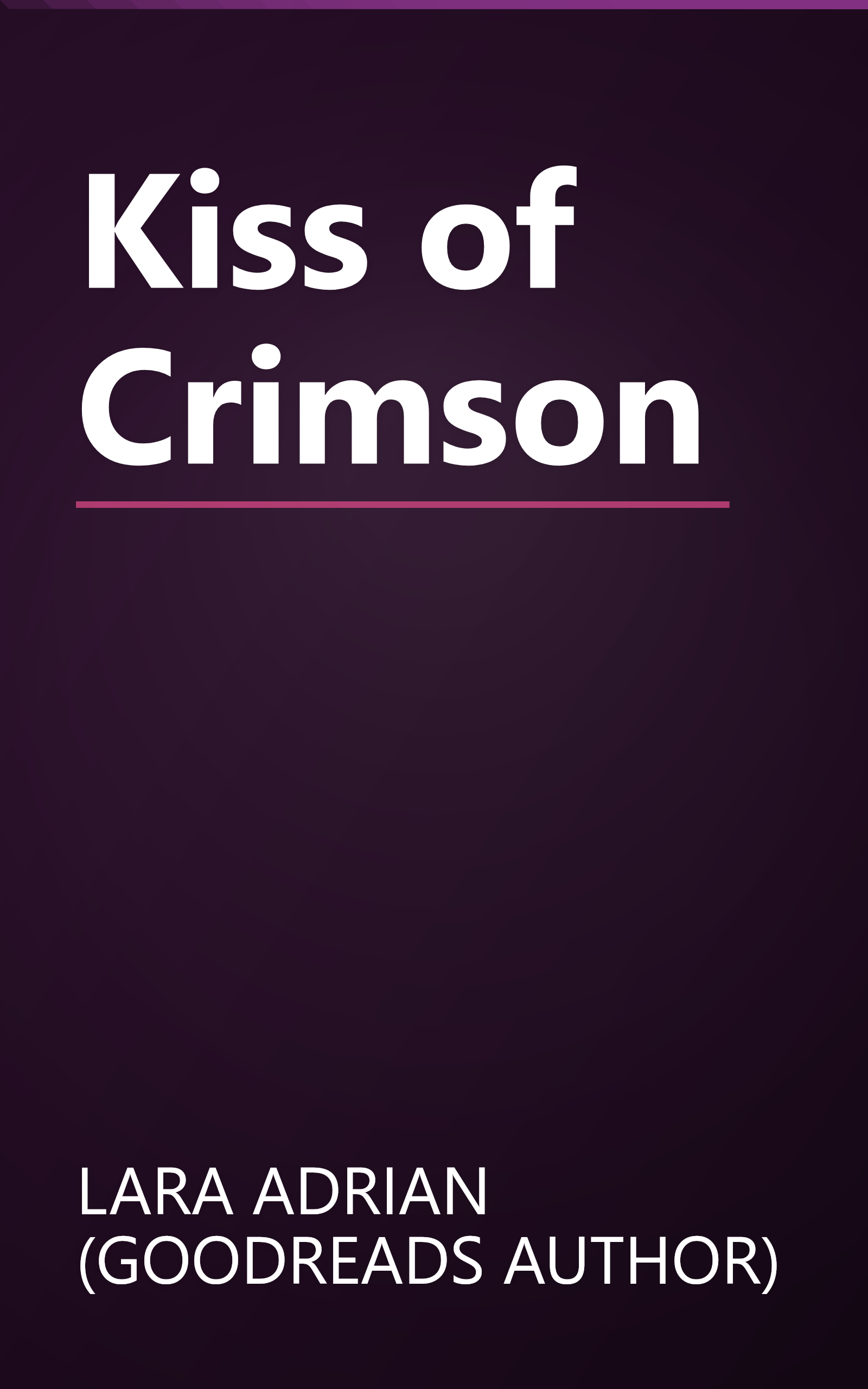 Kiss of Crimson book cover
