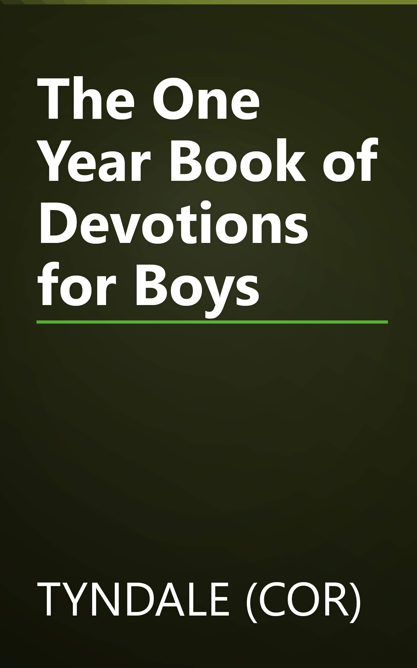 The One Year Book of Devotions for Boys book cover