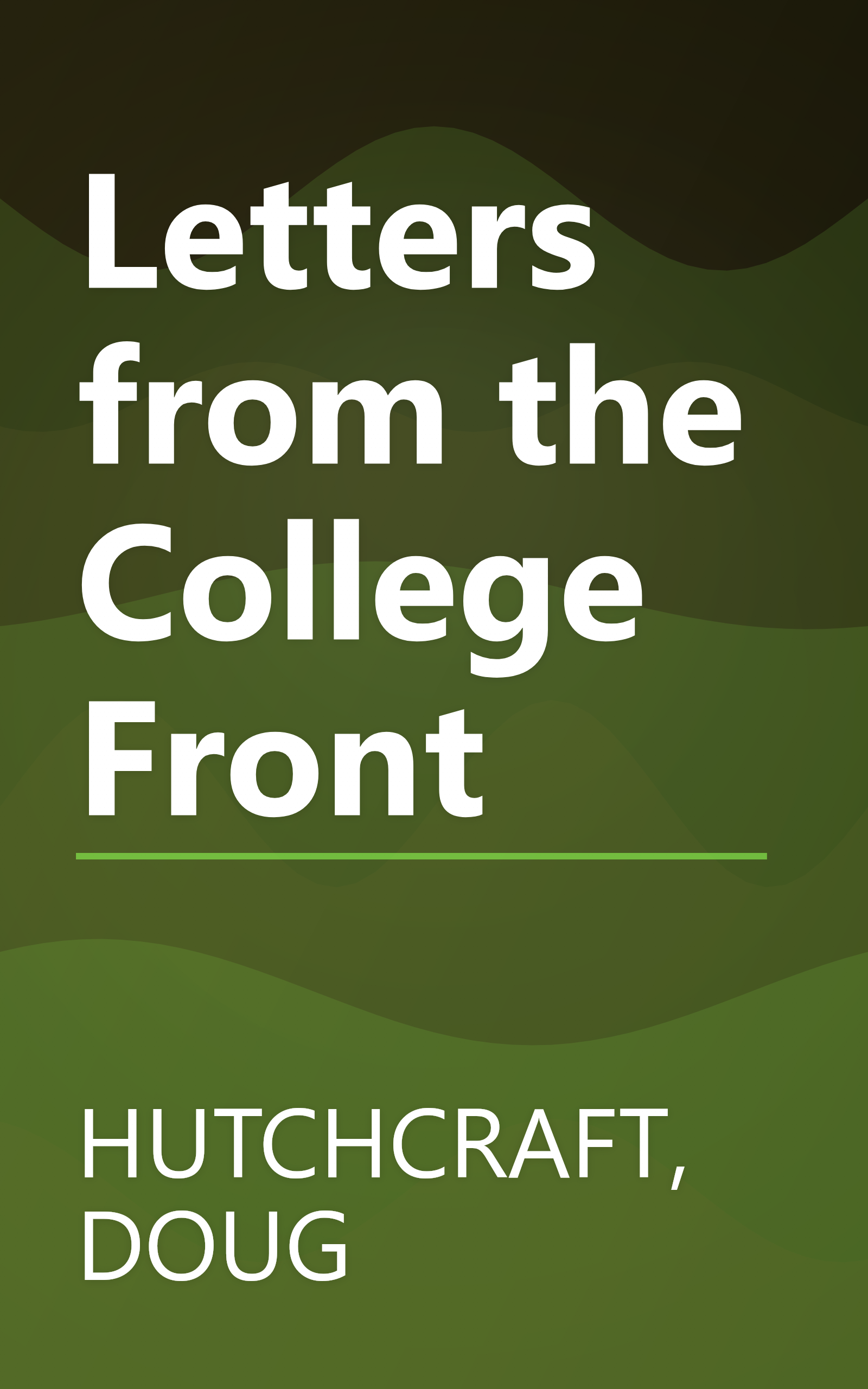 Letters from the College Front book cover