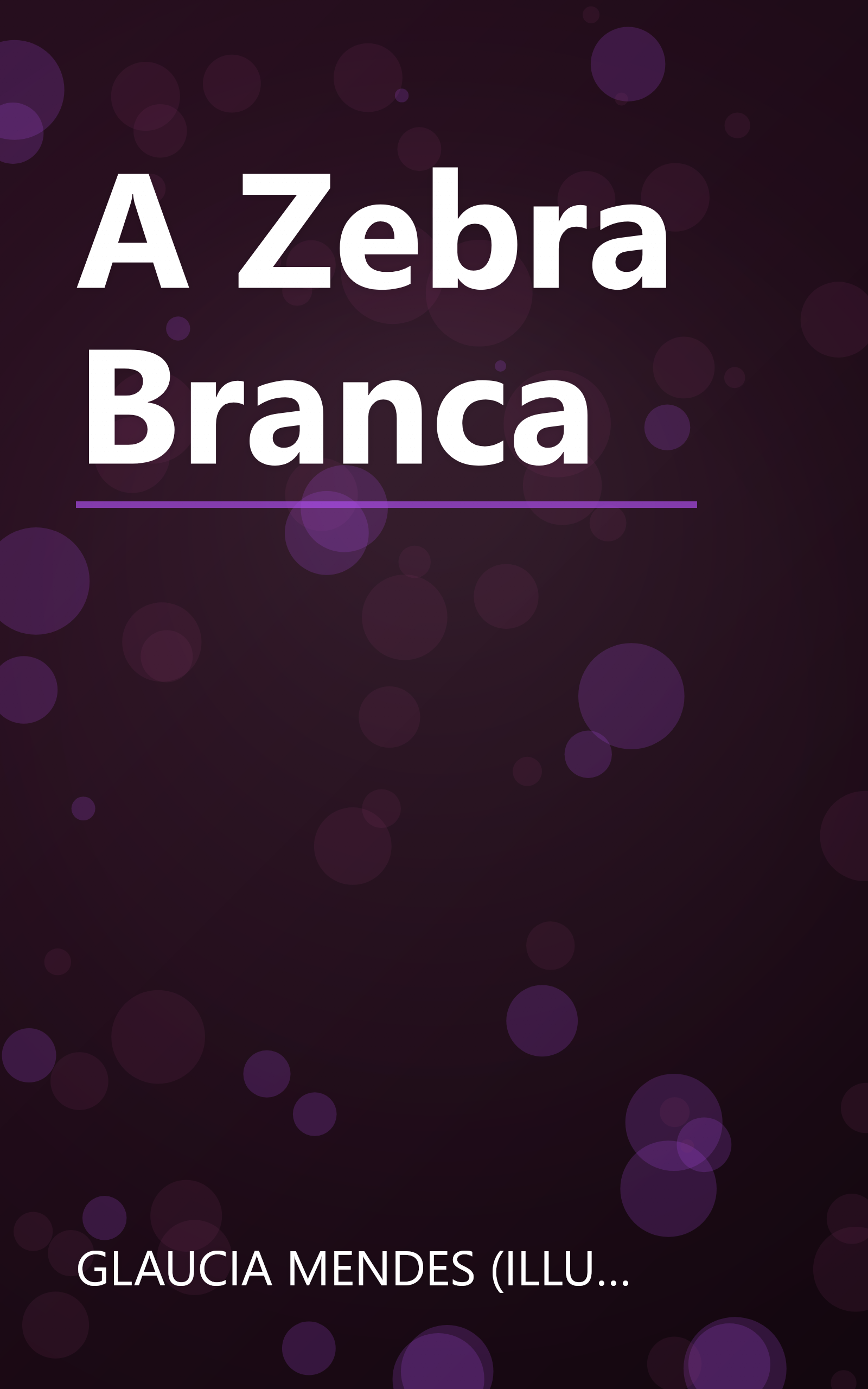 A Zebra Branca book cover