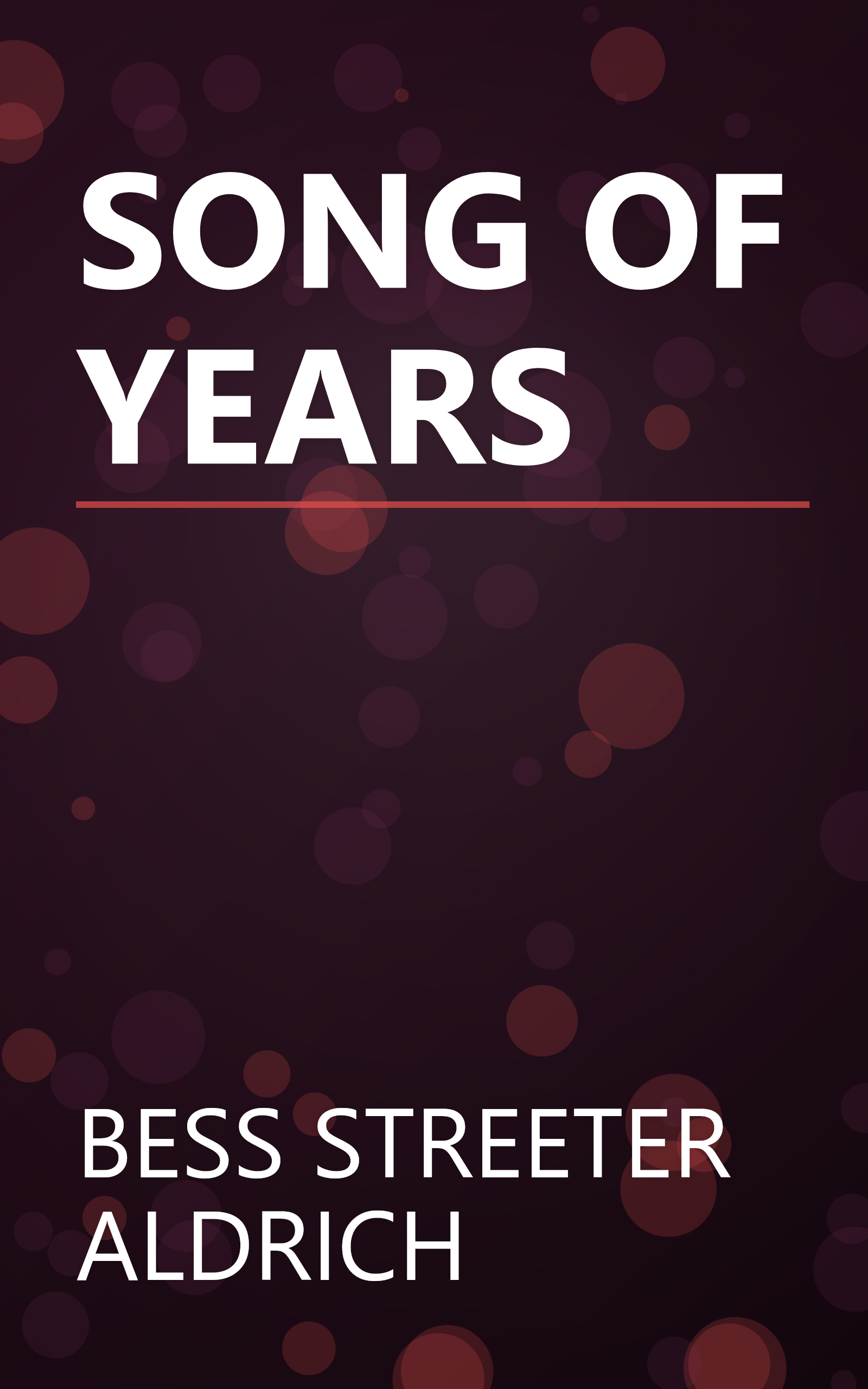 SONG OF YEARS book cover