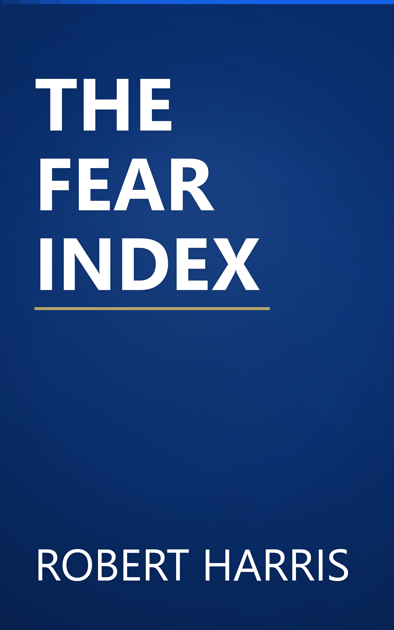 THE FEAR INDEX book cover
