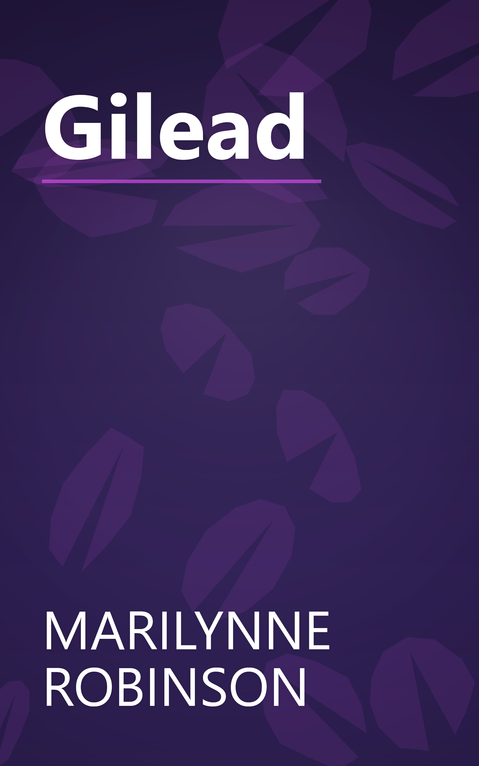 Gilead book cover