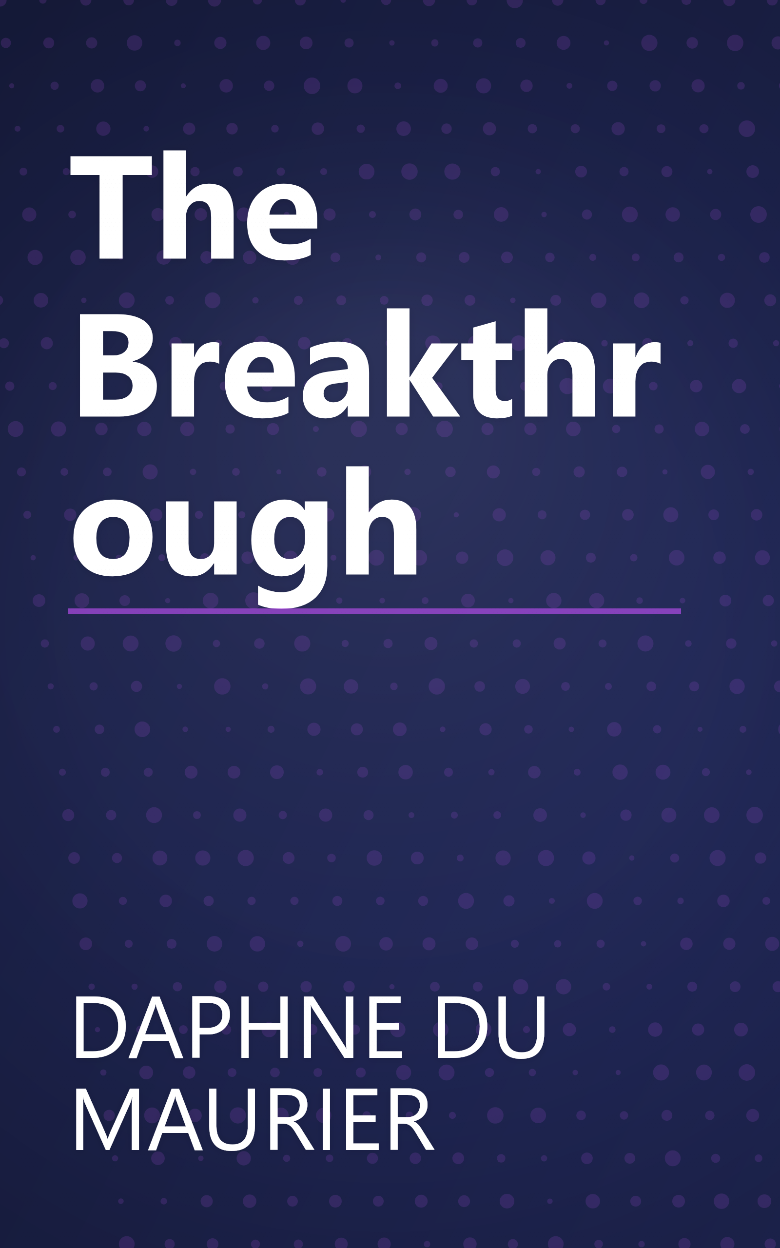 The Breakthrough book cover