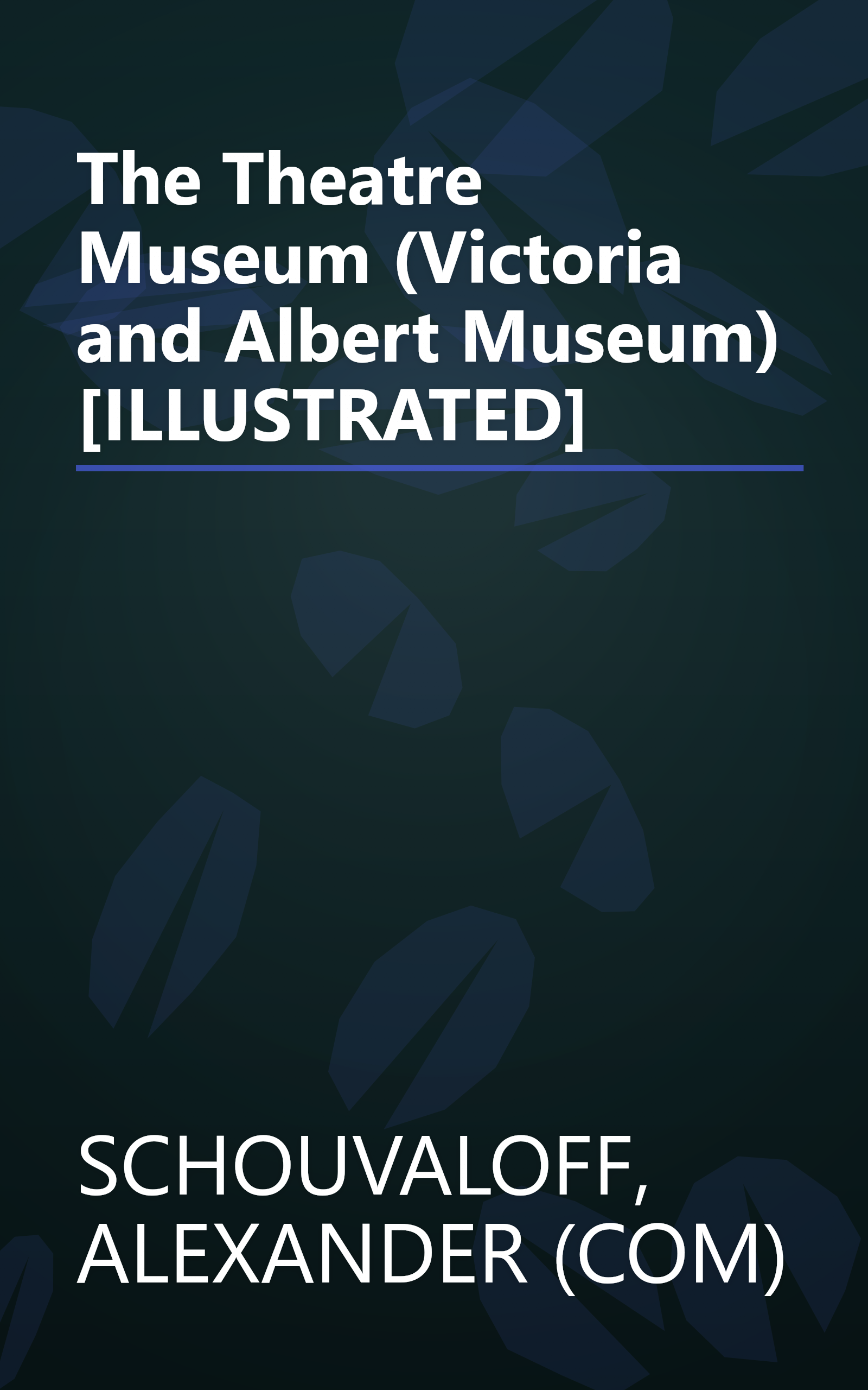 The Theatre Museum (Victoria and Albert Museum) [ILLUSTRATED] book cover