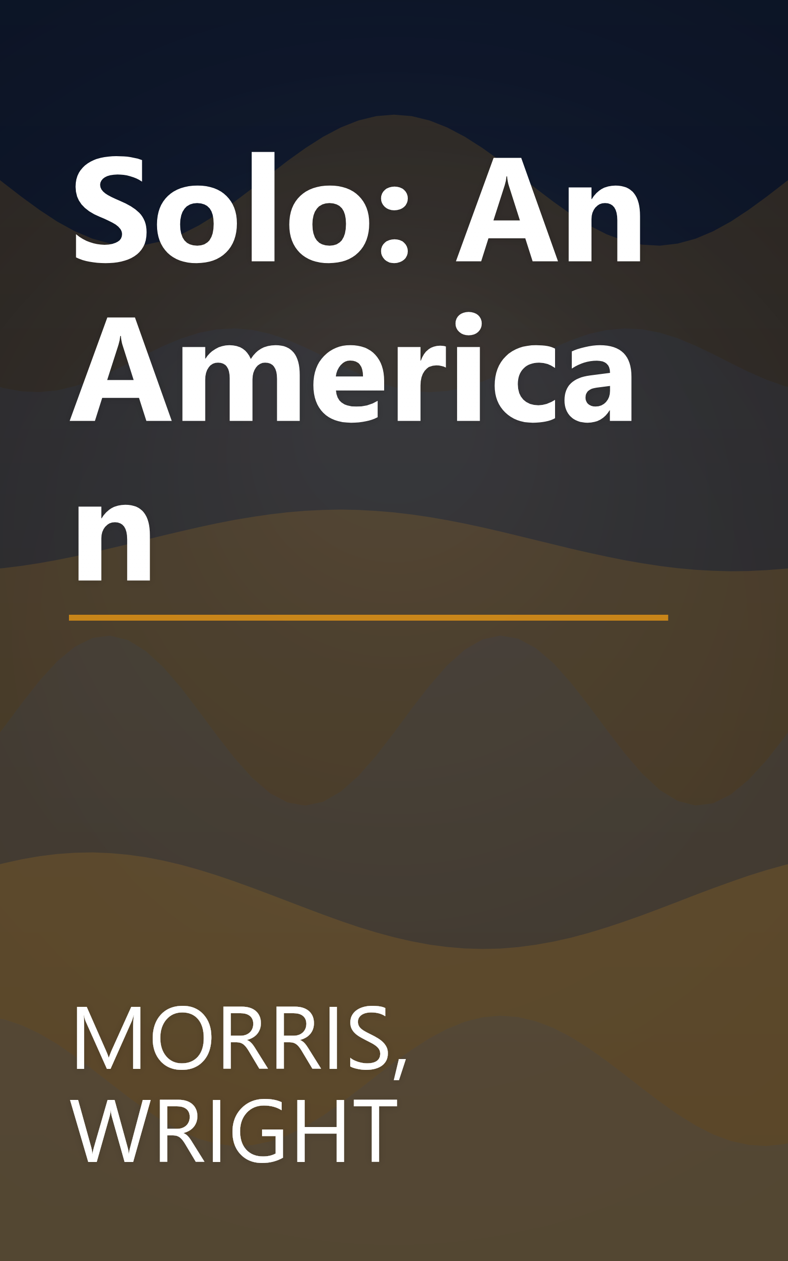 Solo: An American book cover
