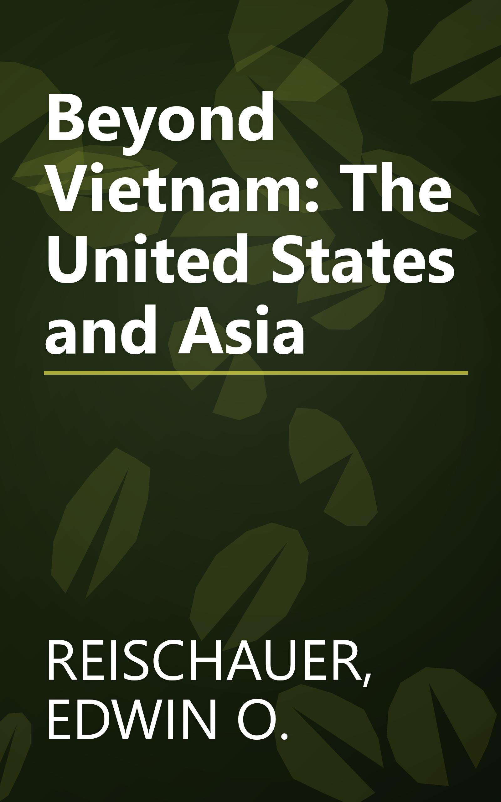 Beyond Vietnam: The United States and Asia book cover