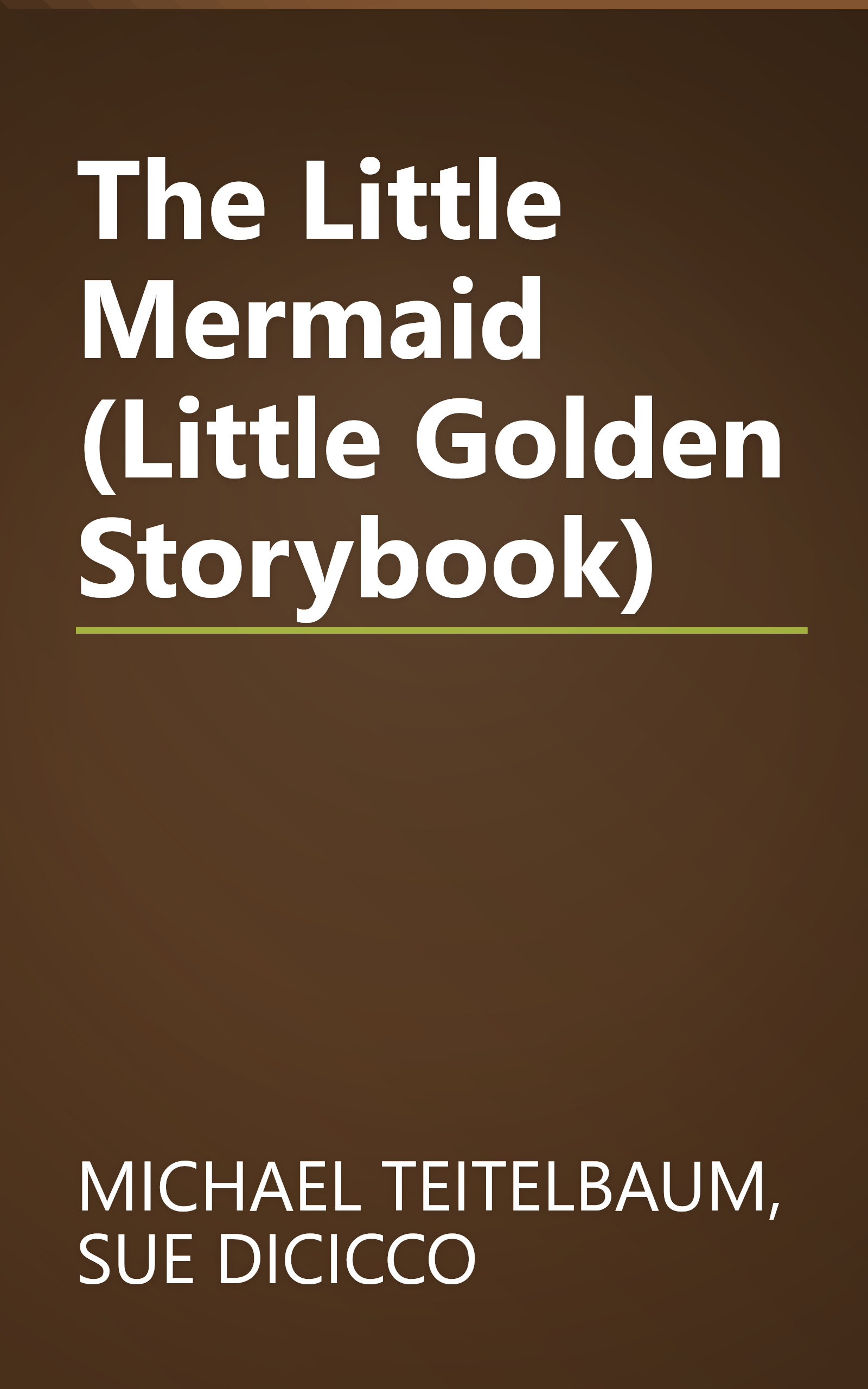 The Little Mermaid (Little Golden Storybook) book cover