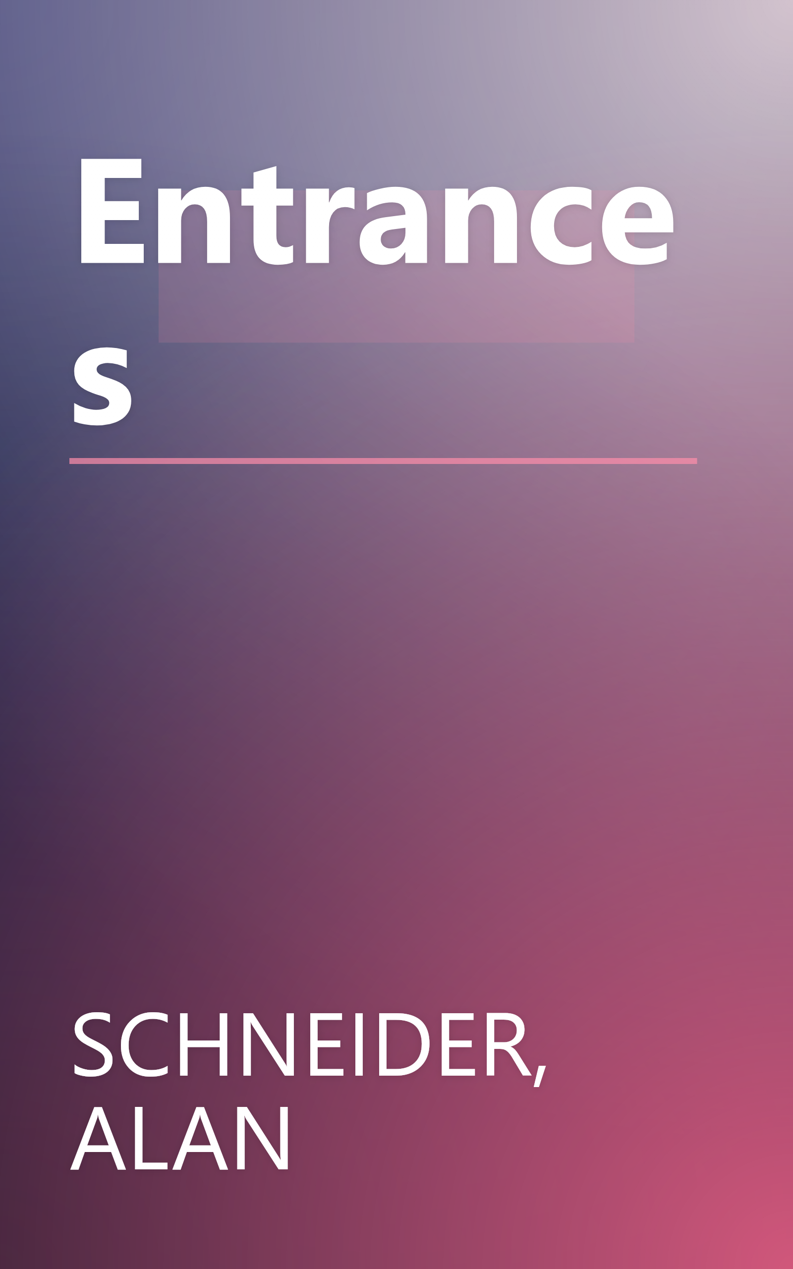 Entrances book cover