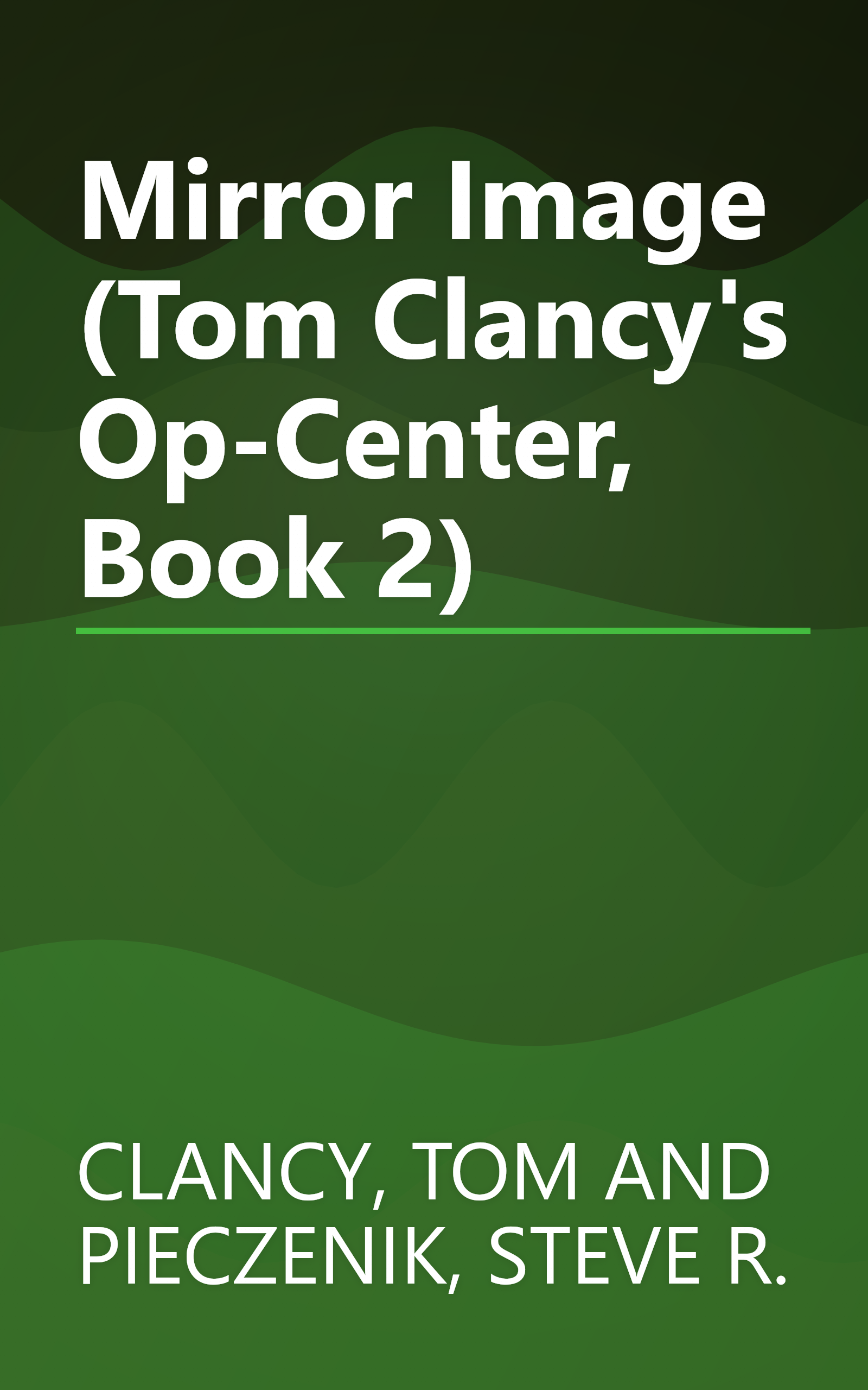 Mirror Image (Tom Clancy's Op-Center, Book 2) book cover