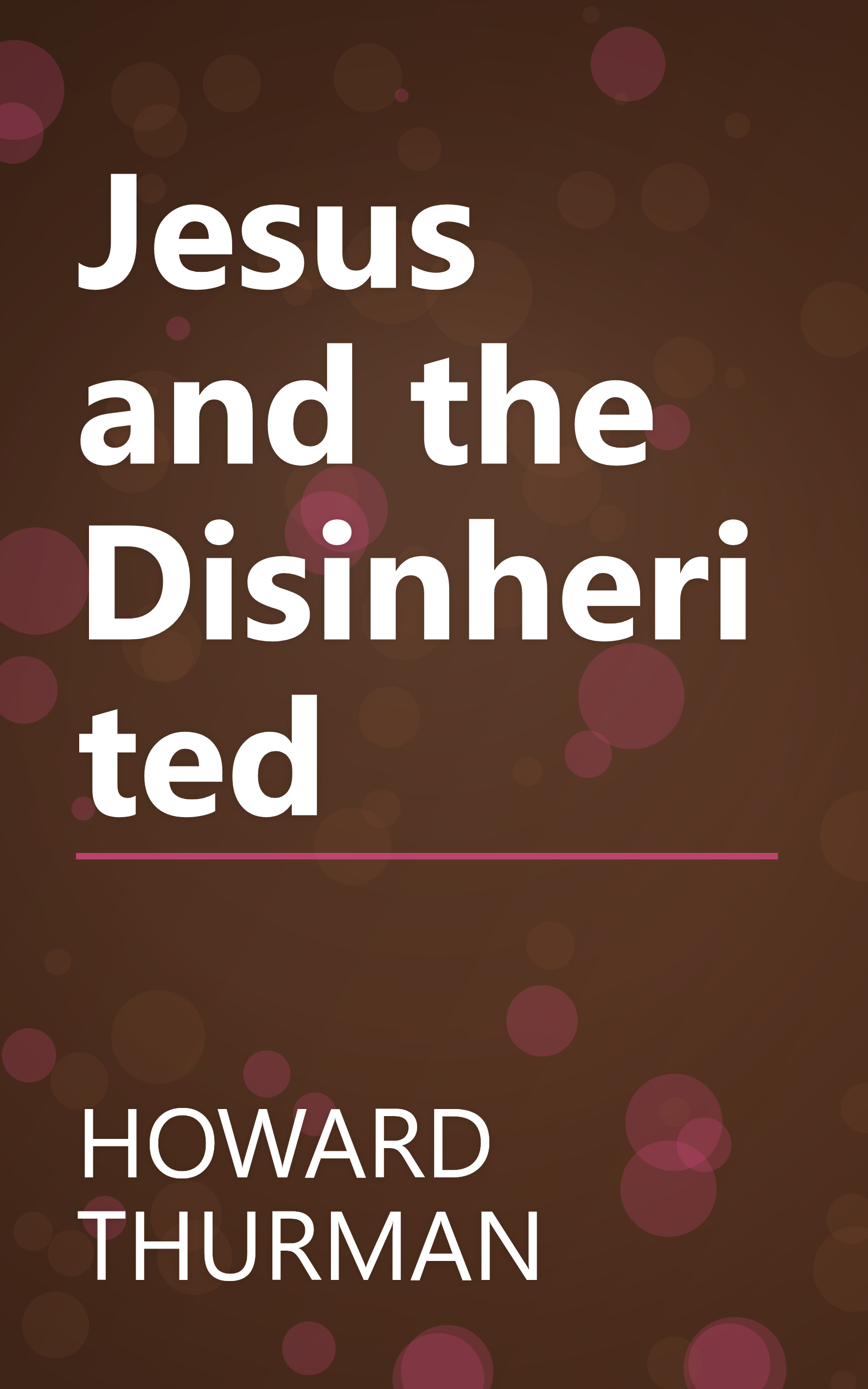 Jesus and the Disinherited book cover