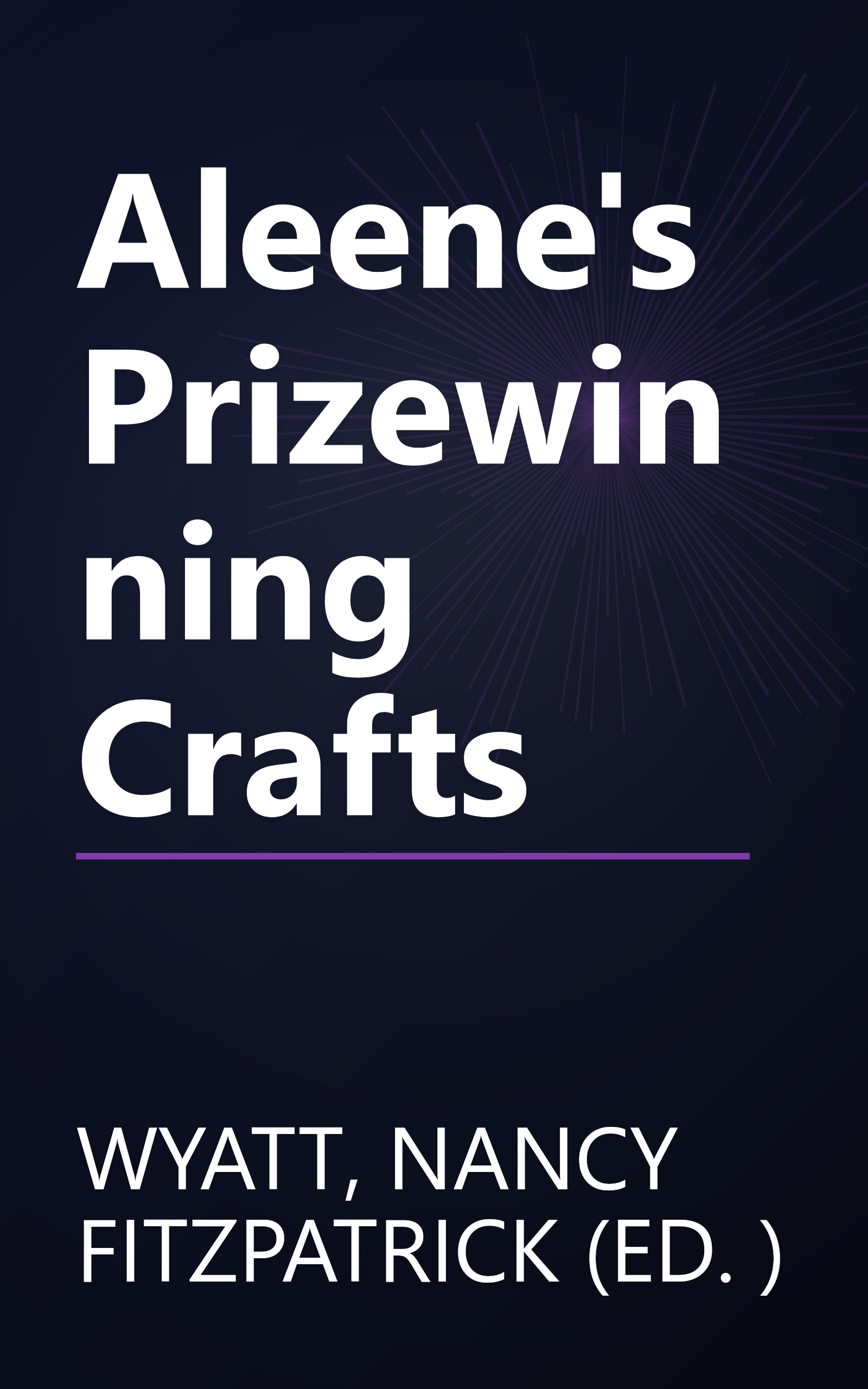 Aleene's Prizewinning Crafts book cover