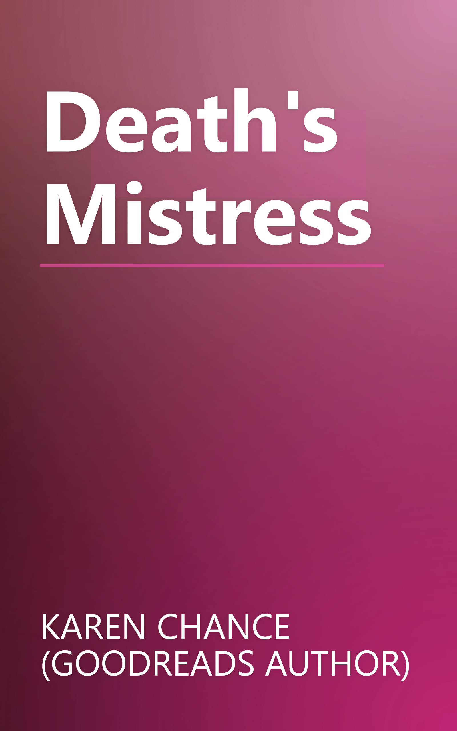 Death's Mistress book cover