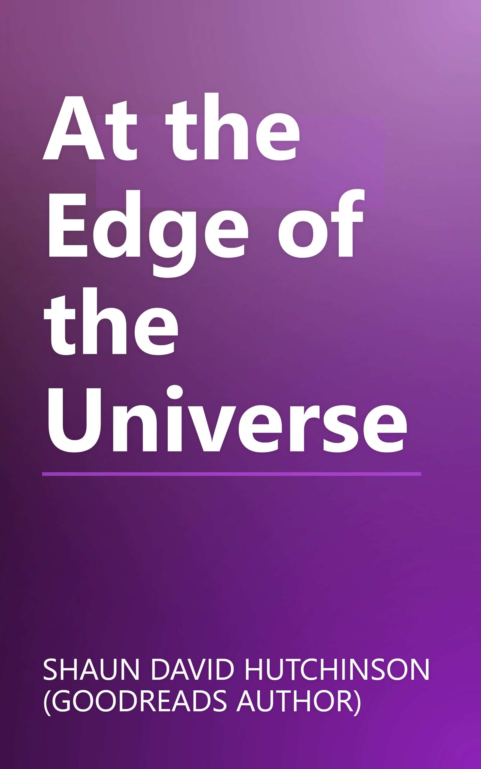 At the Edge of the Universe book cover