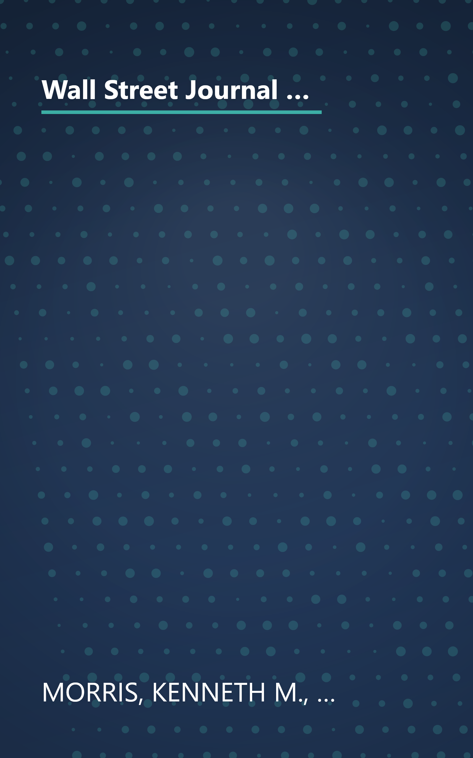 Wall Street Journal Guide to Understanding Your Taxes: An Easy-to-Understand, Easy-to-Use Primer That Takes the Mystery Out of Your Taxes book cover