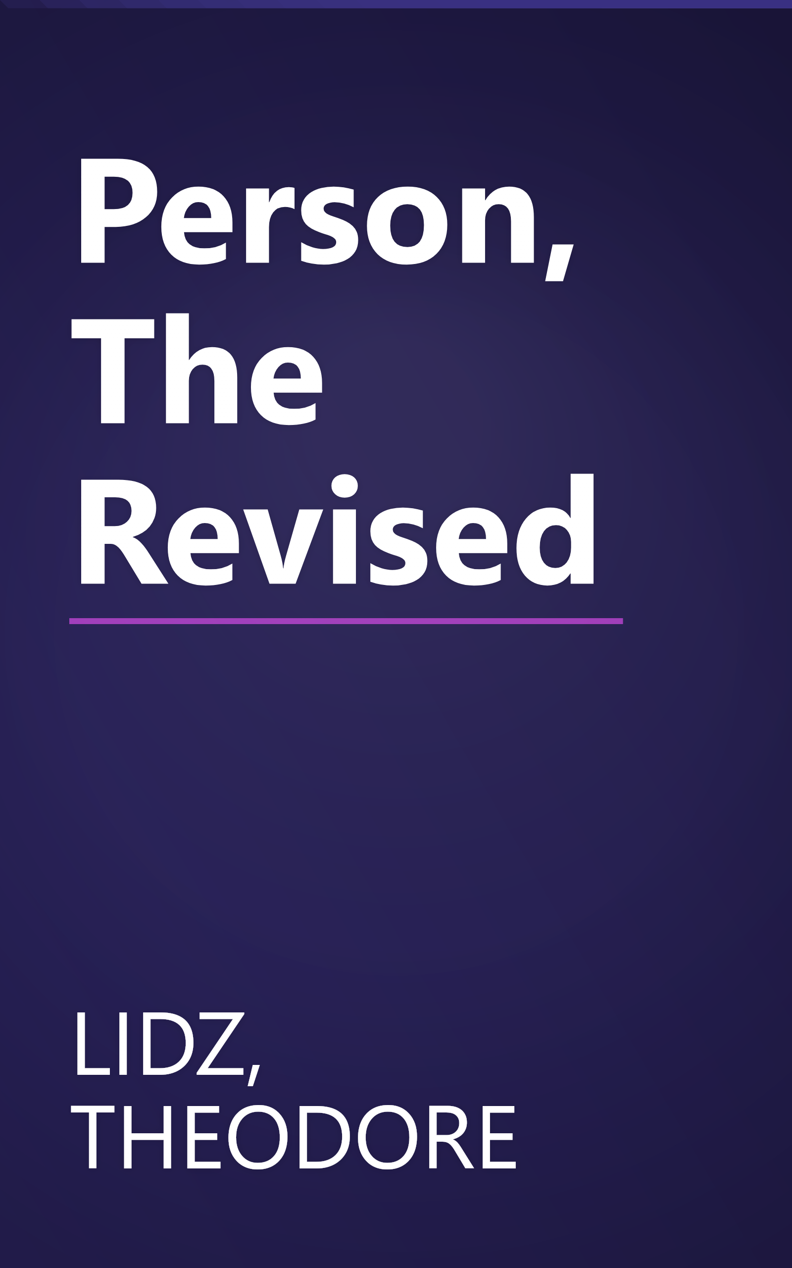 Person, The Revised book cover