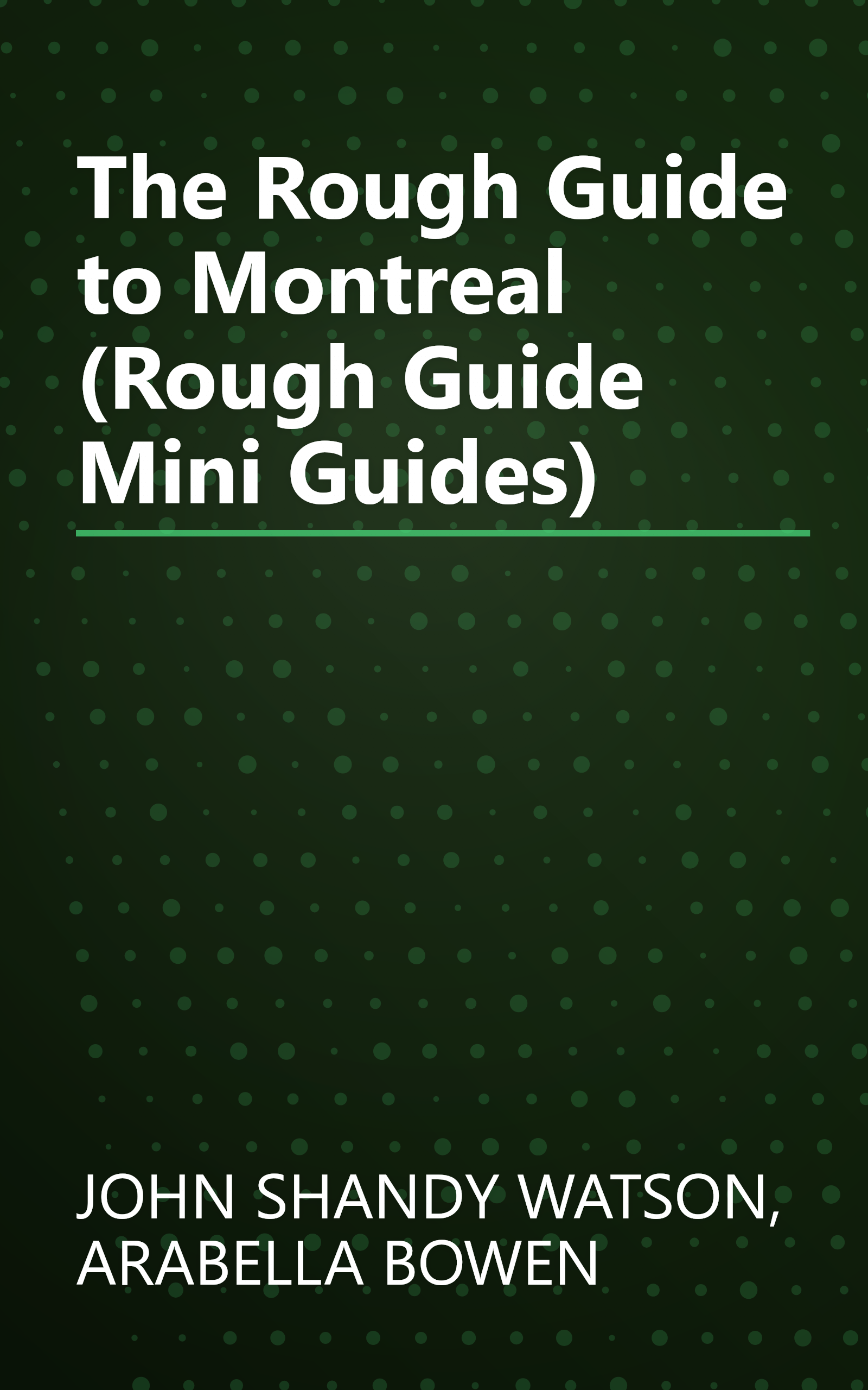 The Rough Guide to Montreal (Rough Guide Mini Guides) book cover