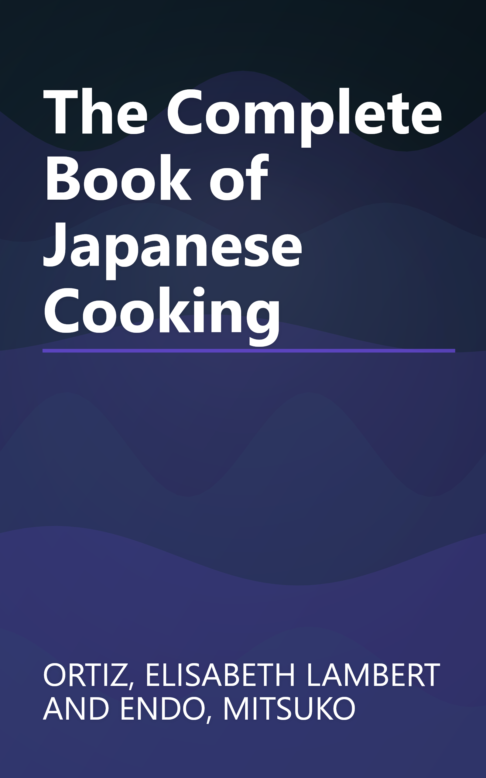 The Complete Book of Japanese Cooking book cover