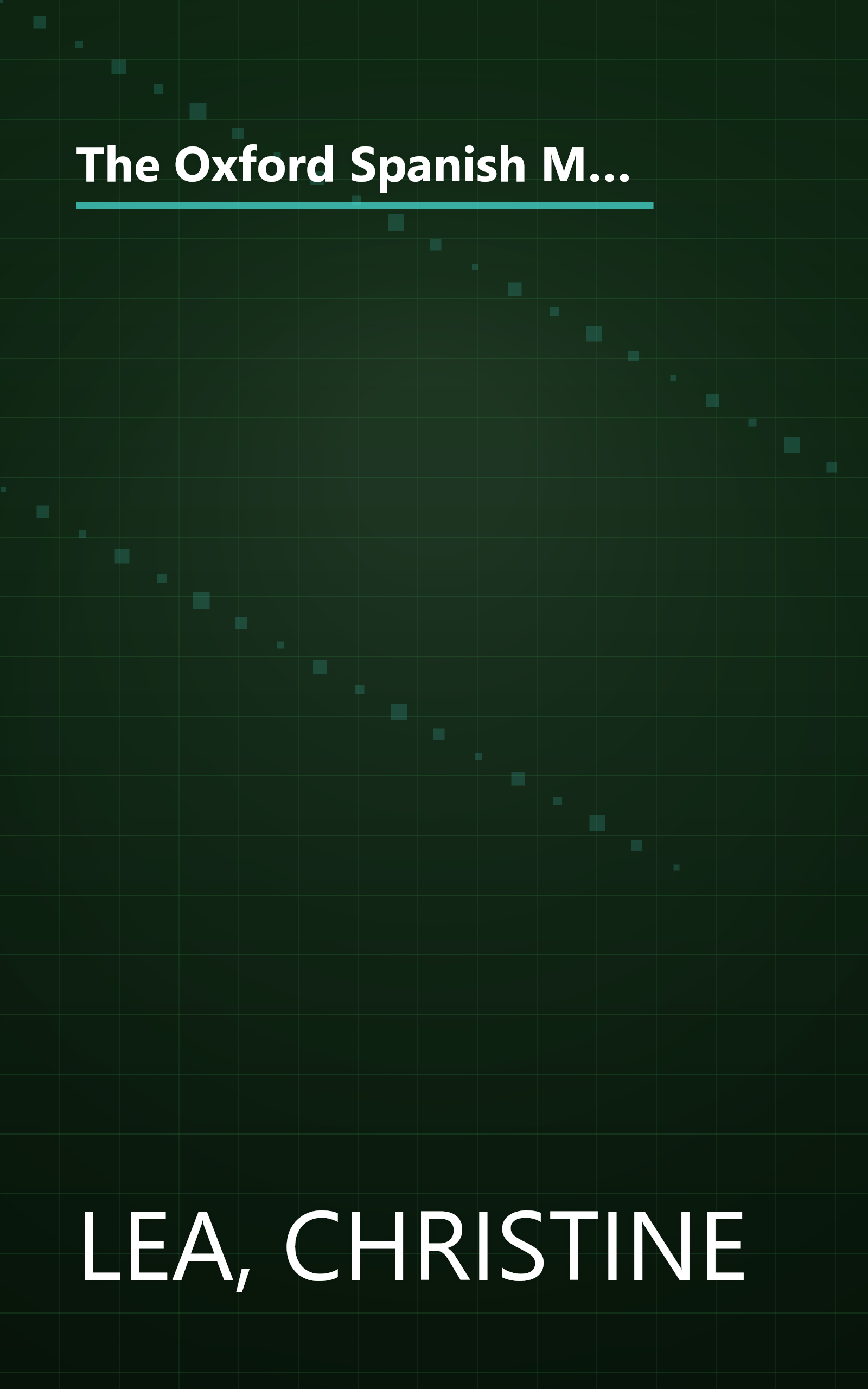 The Oxford Spanish Minidictionary: Spanish-English, English-Spanish, EspaÃÂ±ol-InglÃÂ©s, InglÃÂ©s-EspaÃÂ±ol (Diccionario Oxford Mini) book cover