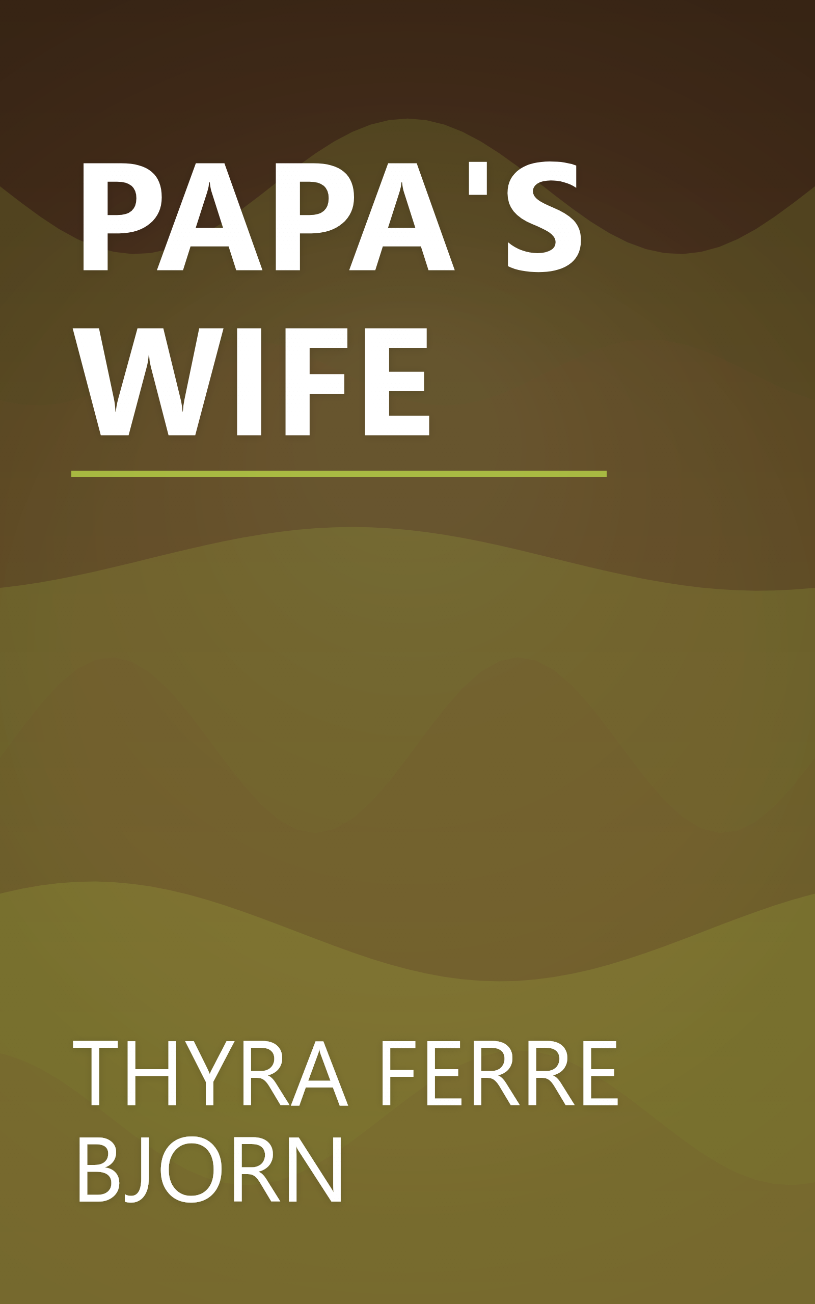 PAPA'S WIFE book cover