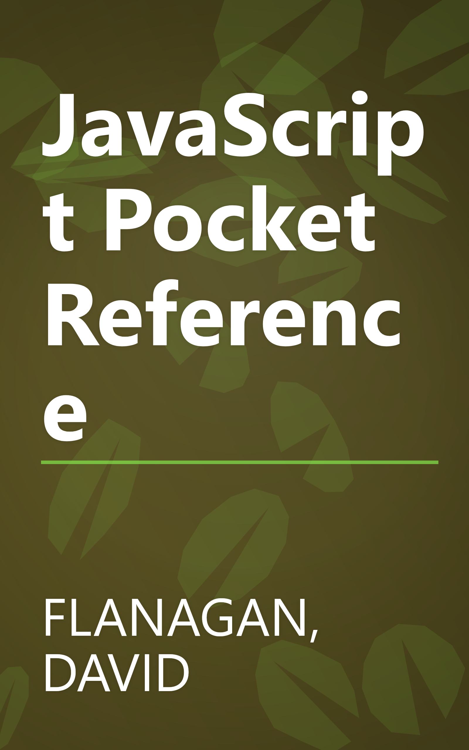 JavaScript Pocket Reference book cover