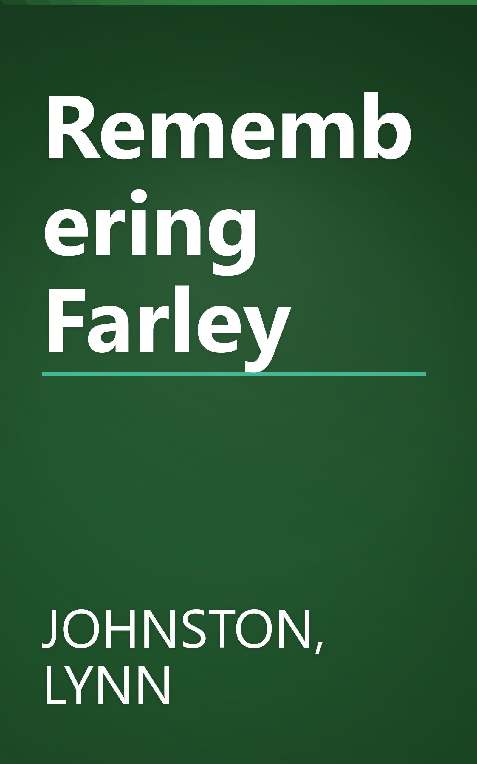Remembering Farley book cover
