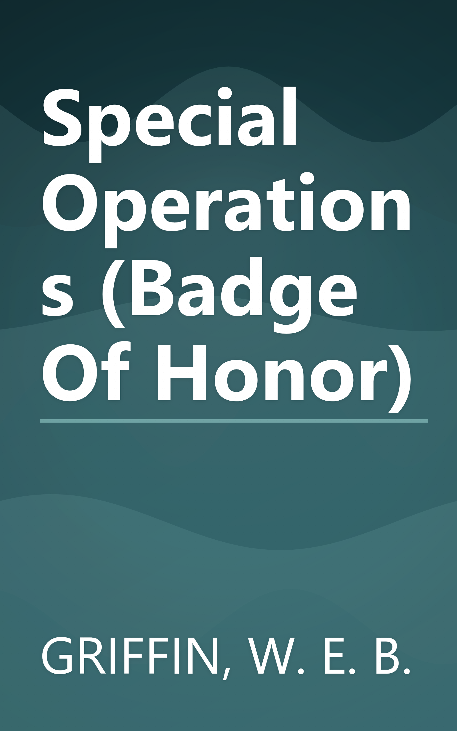 Special Operations (Badge Of Honor) book cover