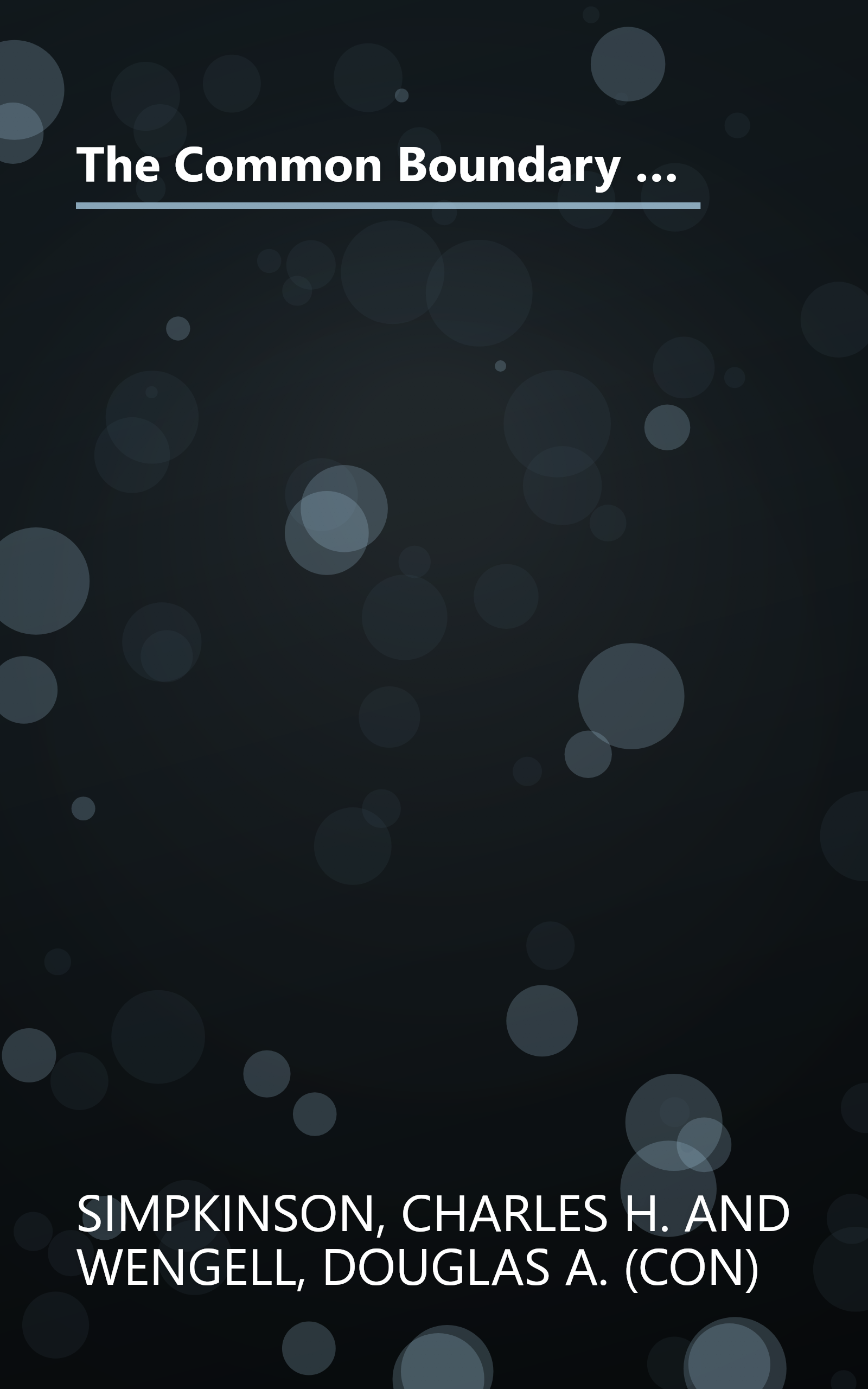 The Common Boundary Graduate Education Guide: Holistic Programs and Resources Integrating Spirituality and Psychology book cover