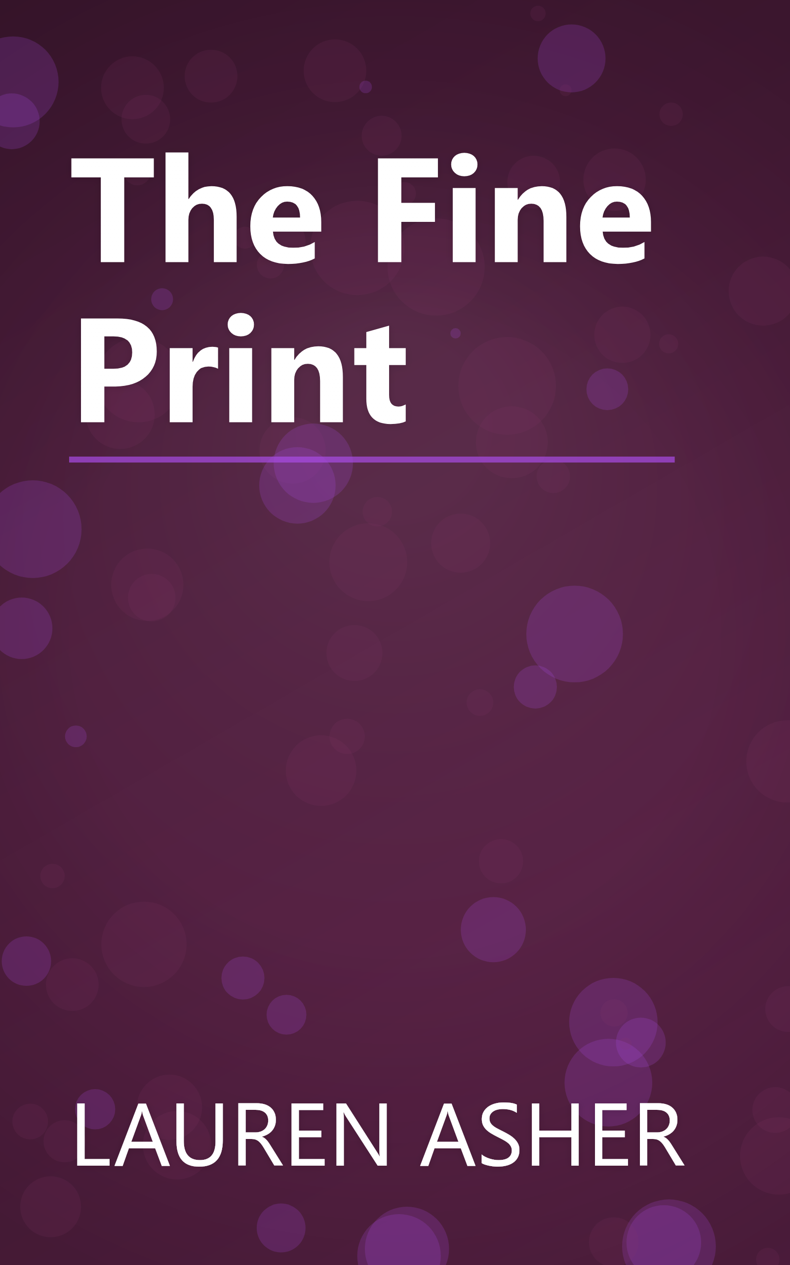 The Fine Print book cover