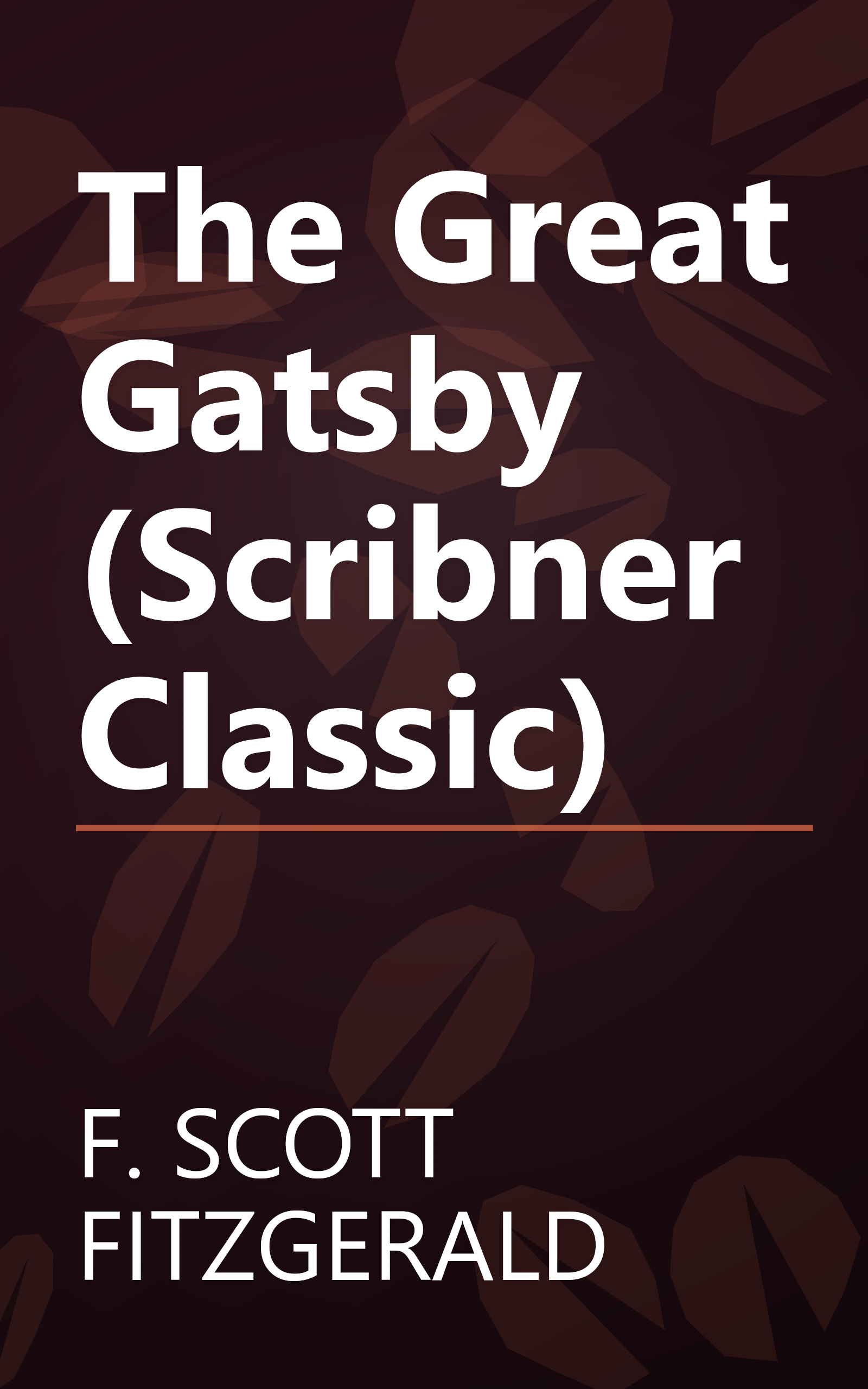 The Great Gatsby (Scribner Classic) book cover