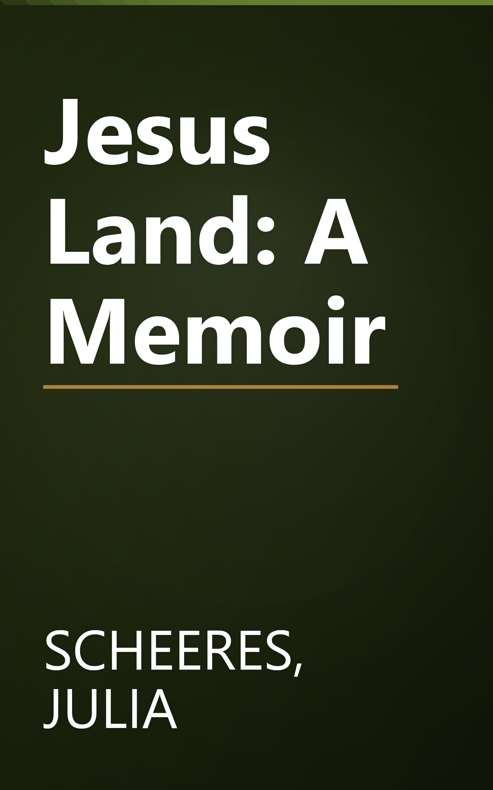 Jesus Land: A Memoir book cover